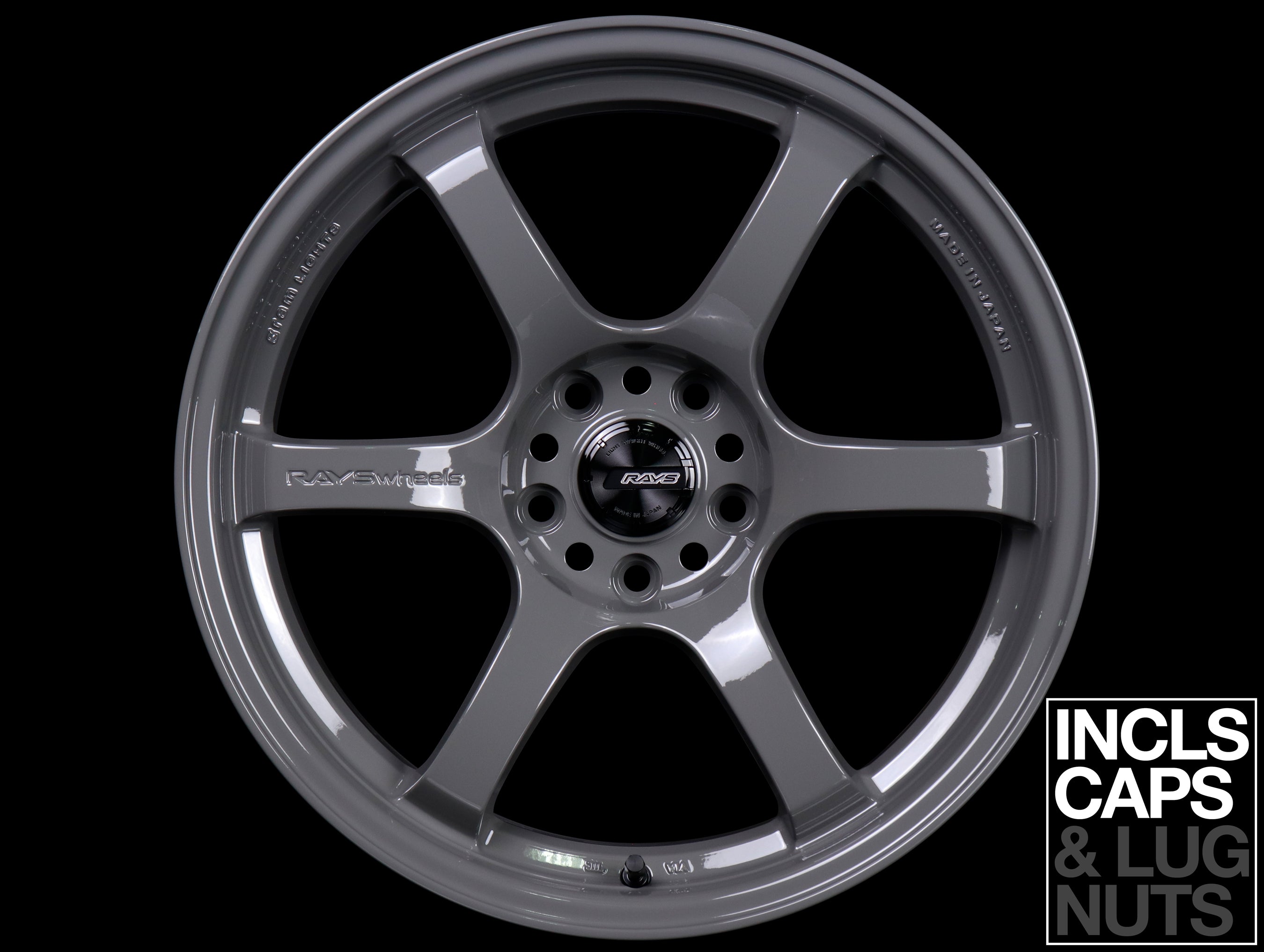Rays Gram Lights 57DR Glossy Gray Wheel Combo - 18x9.5 / 5x114 / +38 ...