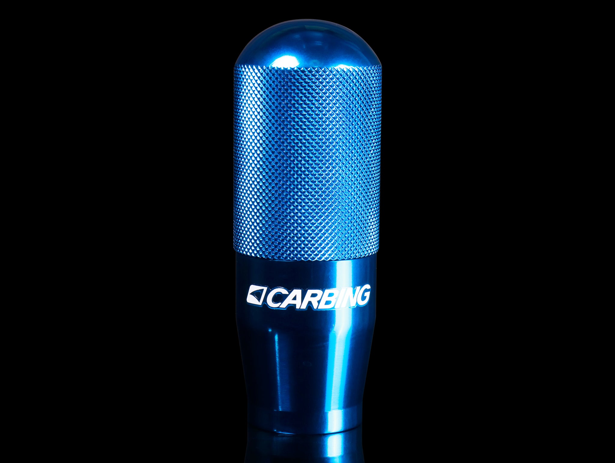 Carbing Aluminum High Grip Shift Knob - Aqua Blue - JHPUSA