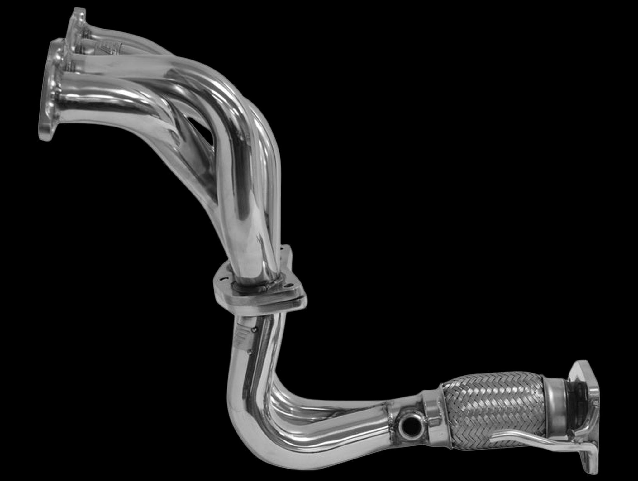 DC Sports K-Series Polished Header - 03-07 Honda Accord 2.4L - JHPUSA