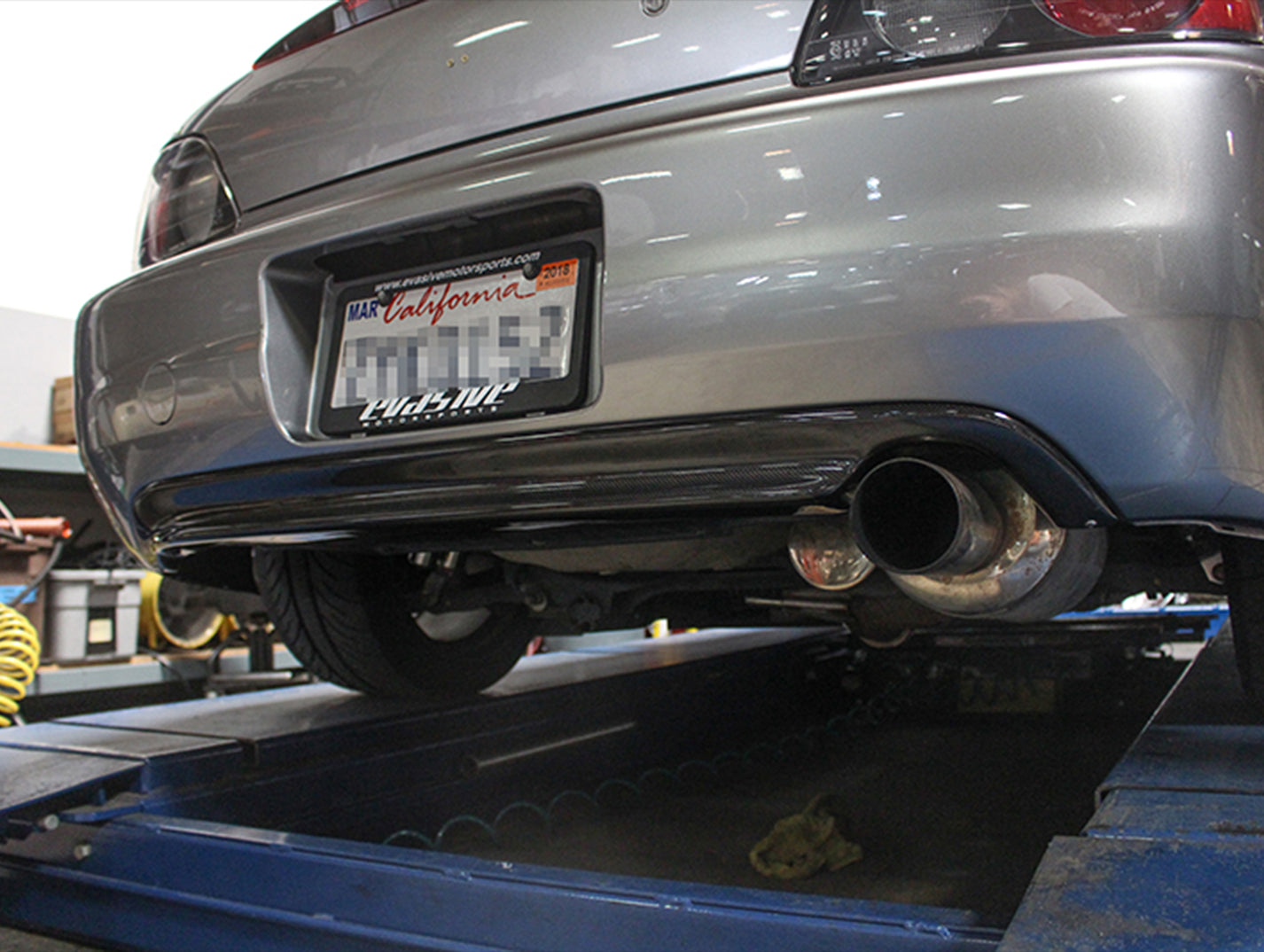 EVS Tuning CFRP Rear Bumper Cap - 00-03 S2000 (Single Exit Exhaust ...