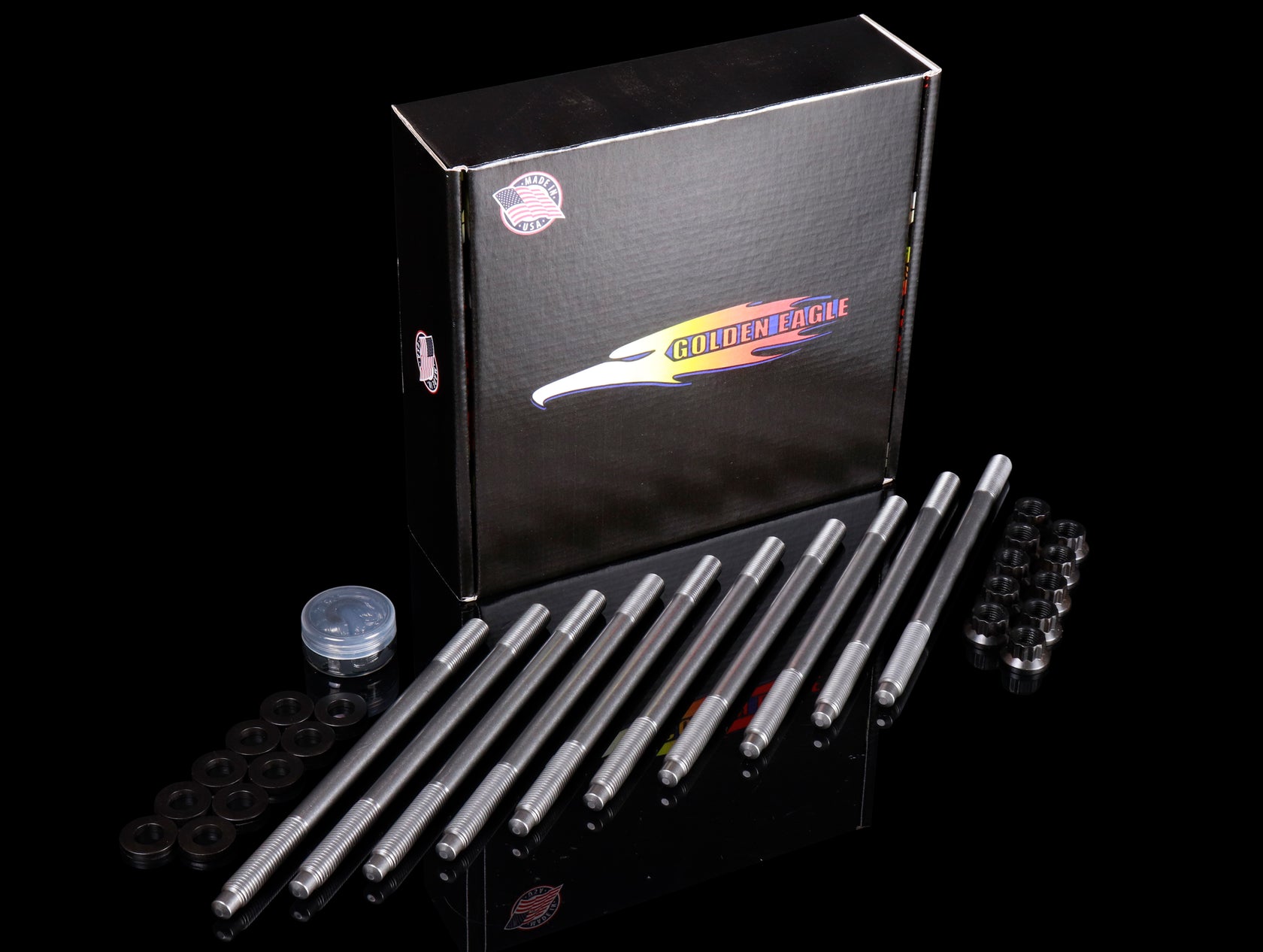 Golden Eagle Heavy Duty Head Stud Kit - B / K-Series - JHPUSA