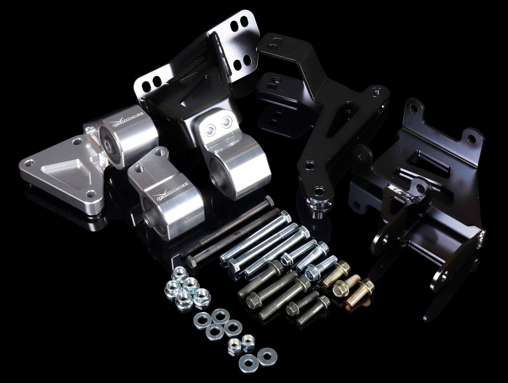 Hardrace K-series Engine Mount Kit (K20A Trans) - 92-95 Civic / 94-01 ...