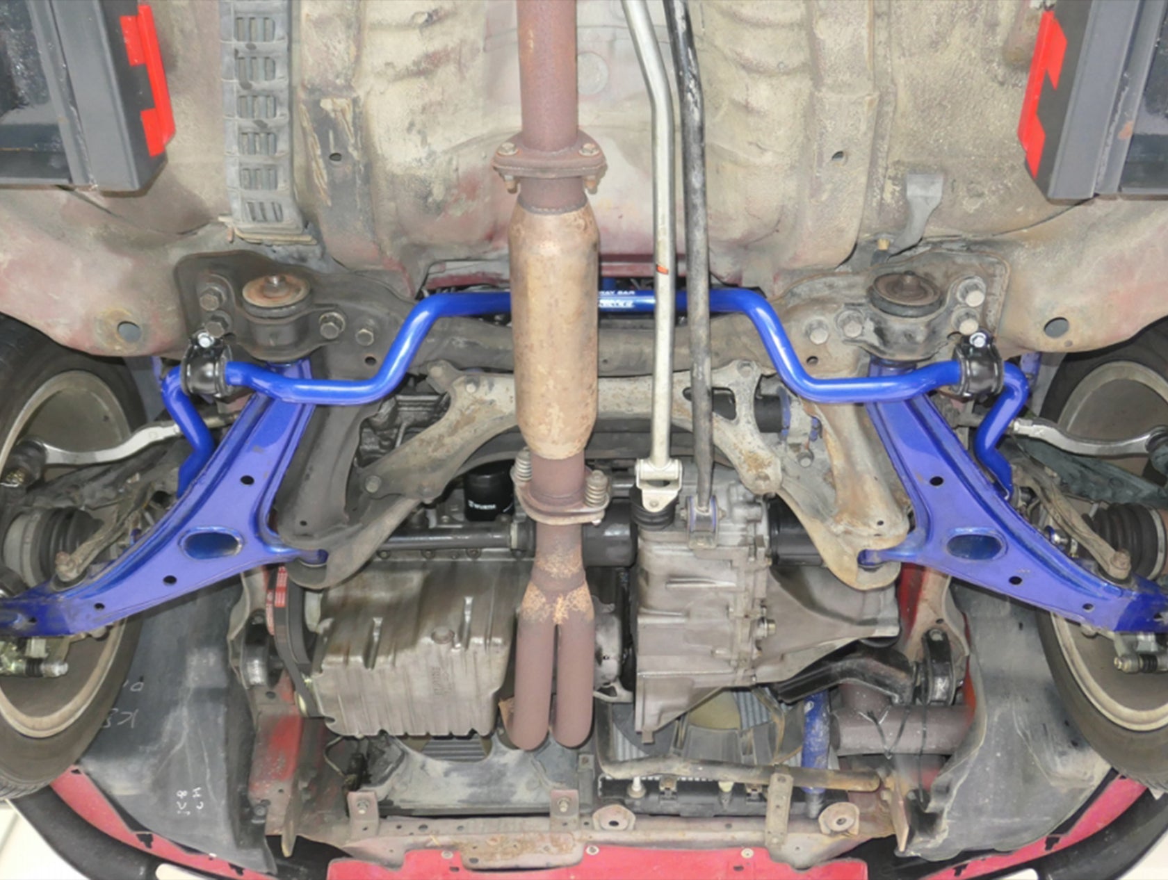 Hardrace 25.4MM Front Sway Bar - 96-00 Civic - JHPUSA