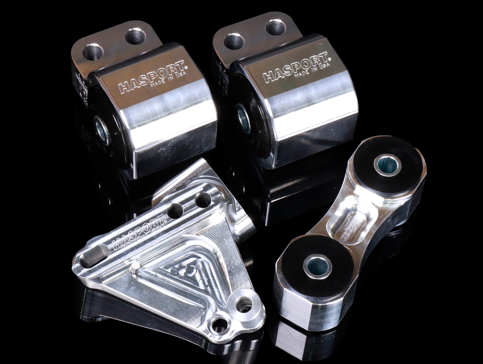 Hasport Billet K-series Engine Mount Kit - 84-87 Honda Civic / CRX - JHPUSA