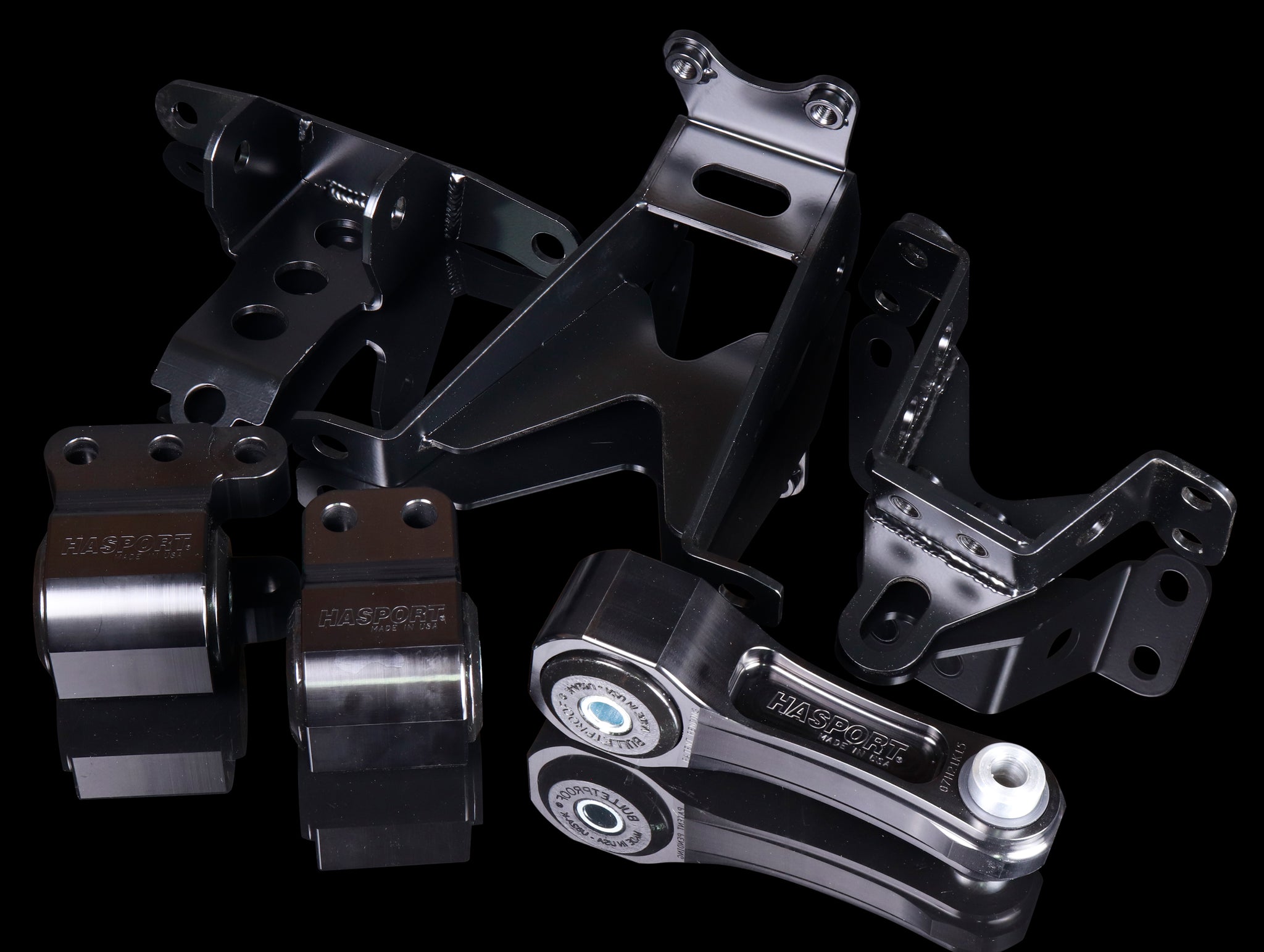 Hasport Billet Black Replacement Mounts - 2022-2023 Civic / Integra ...
