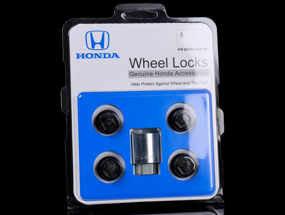 Honda Wheel Lock Set - Black - JHPUSA
