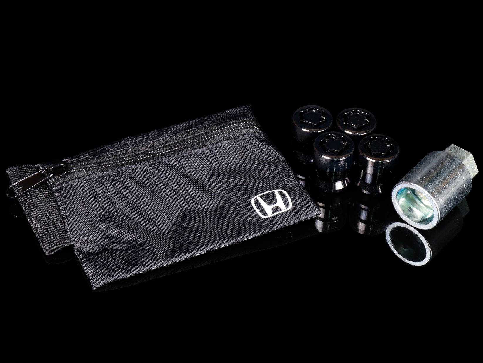 Honda Wheel Lock Set - Black - JHPUSA