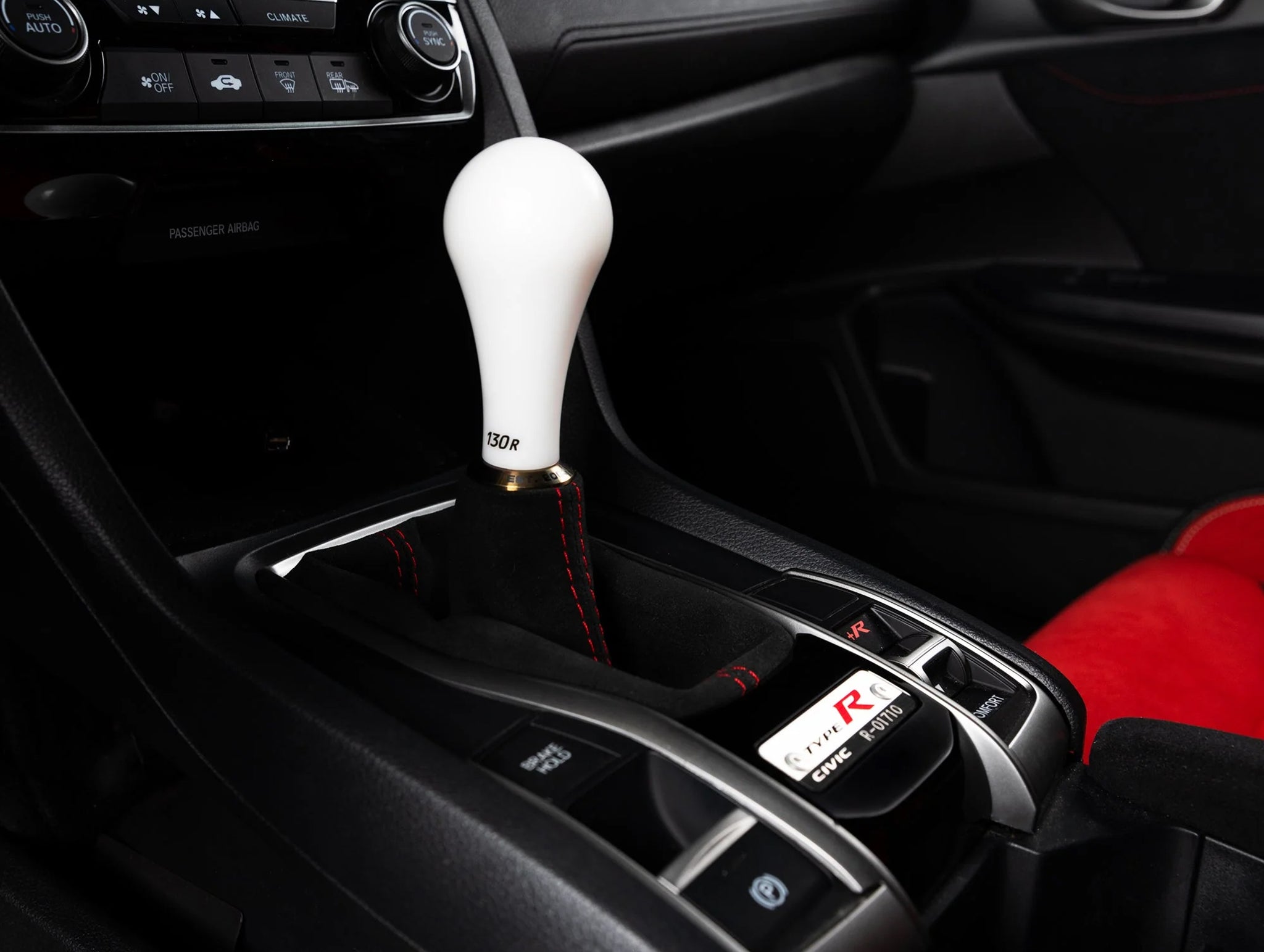 Hybrid Racing Alcantara Shift Boot - 16-21 Civic - JHPUSA