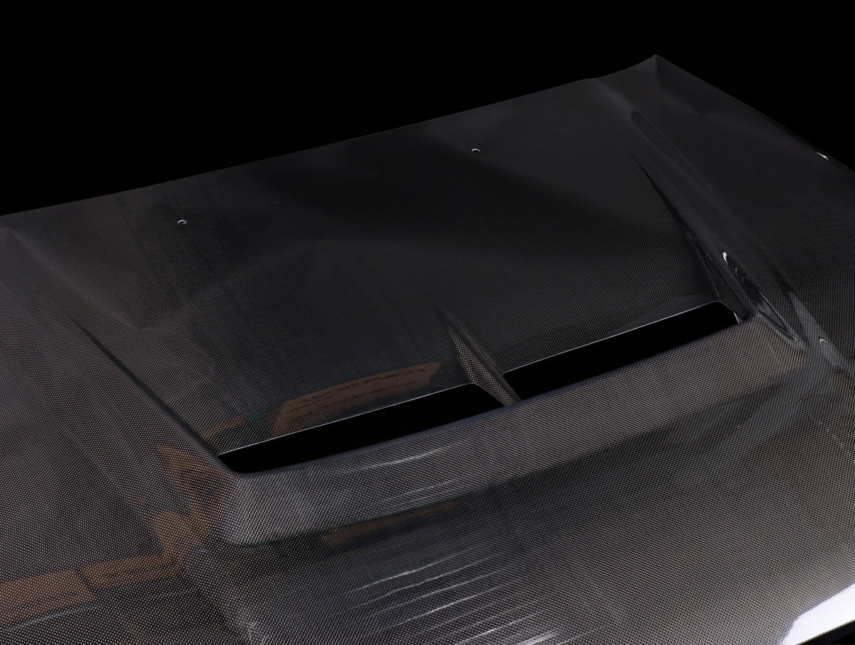 J's Racing Type-S Vented Carbon Fiber Hood - 92-95 Civic - JHPUSA