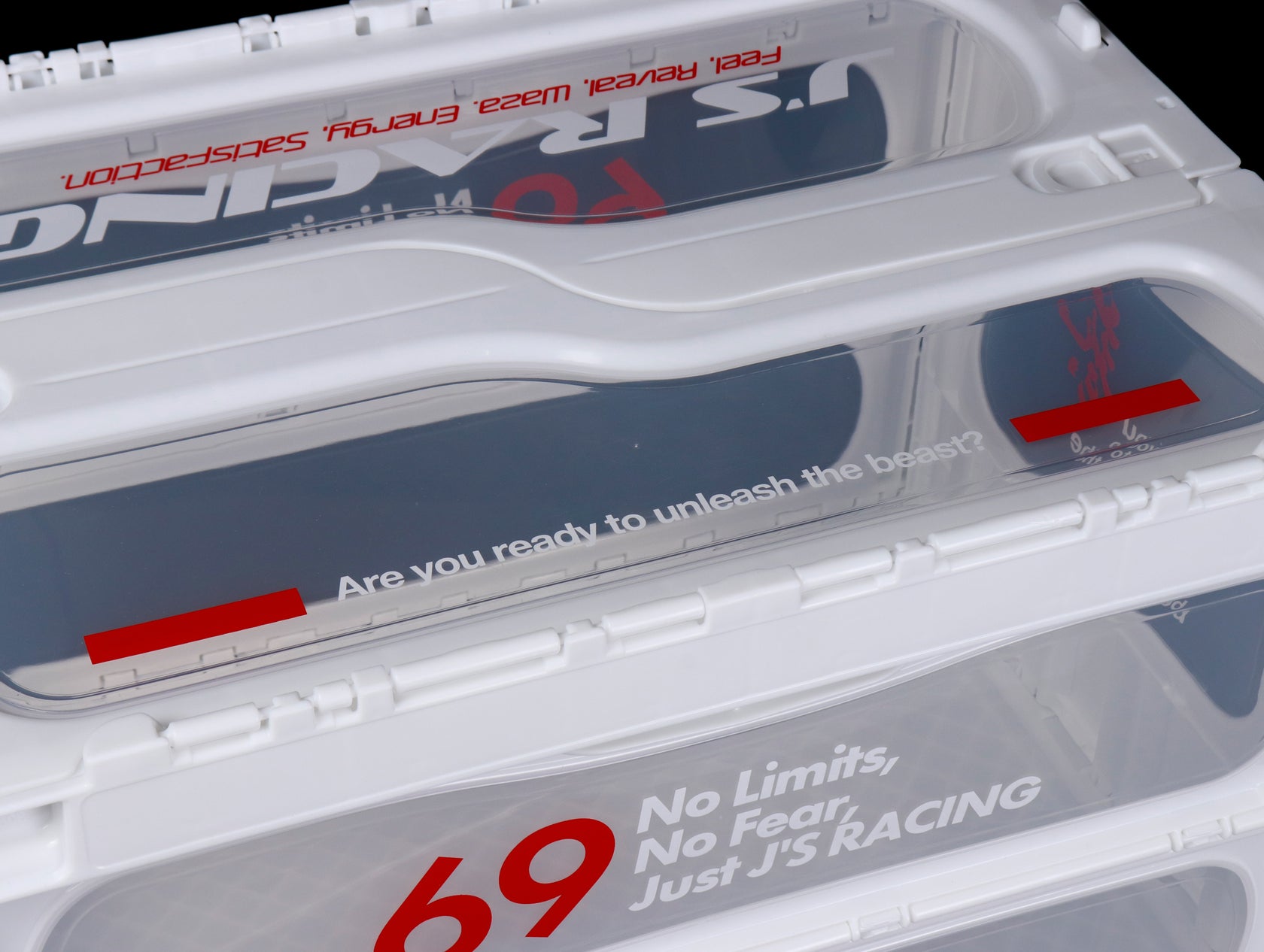 J's Racing Crystal Box Folding Storage Container - JHPUSA