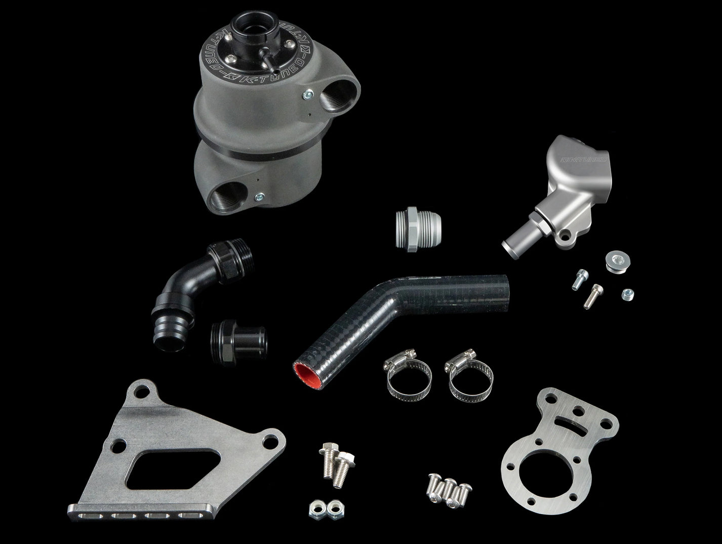 K-Tuned Complete Coolant Swirl Pot Kit - K20 / K24 - JHPUSA