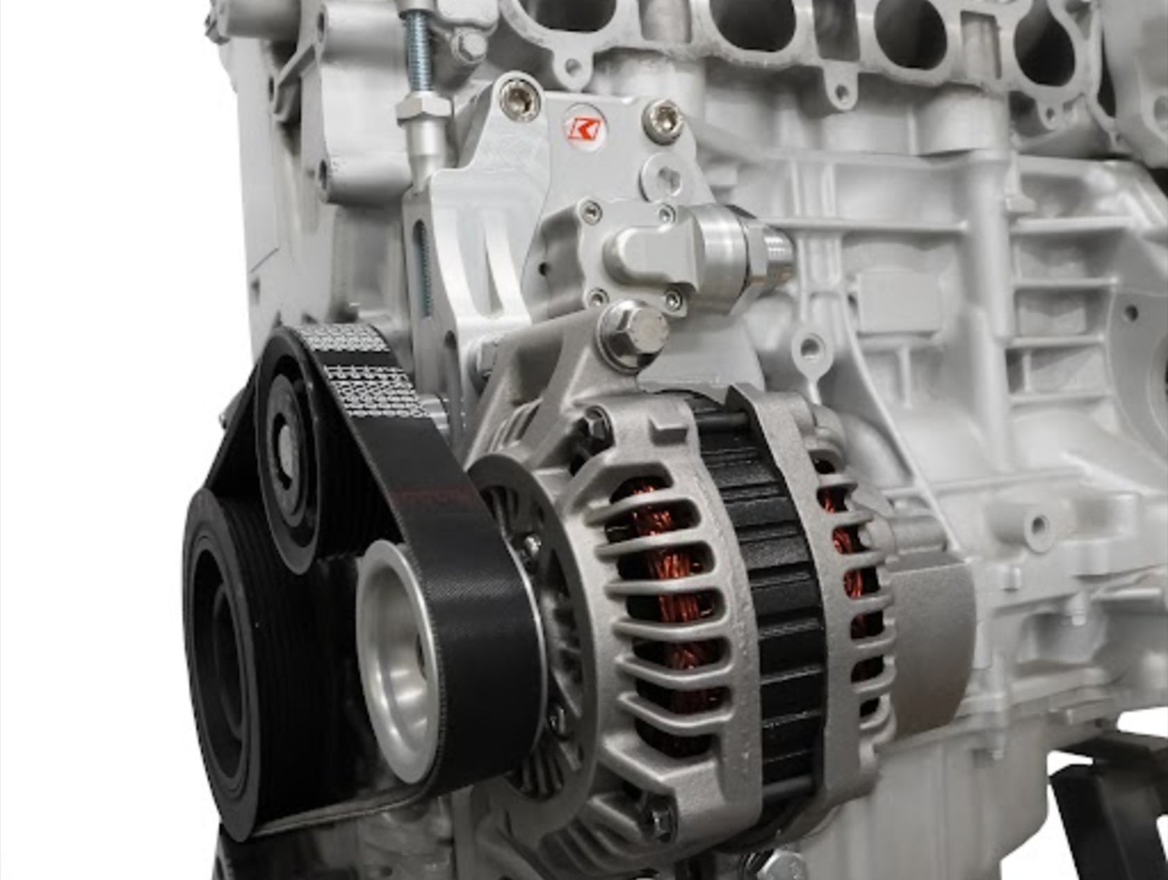 K-Tuned Complete K-Series Alternator Water Plate Kit w/ Electric Water ...