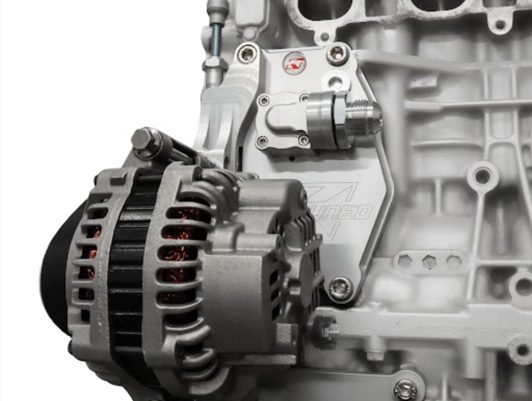K-Tuned Complete K-Series Alternator Water Plate Kit w/ Electric Water ...