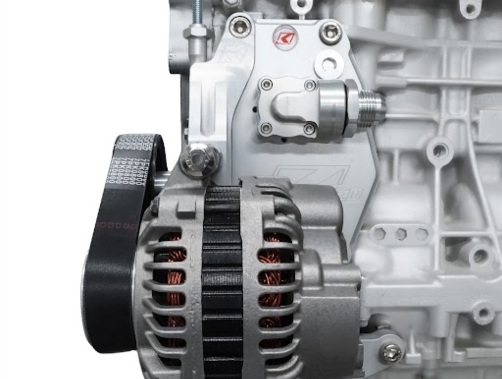 K-Tuned Complete K-Series Alternator Water Plate Kit w/ Electric Water ...