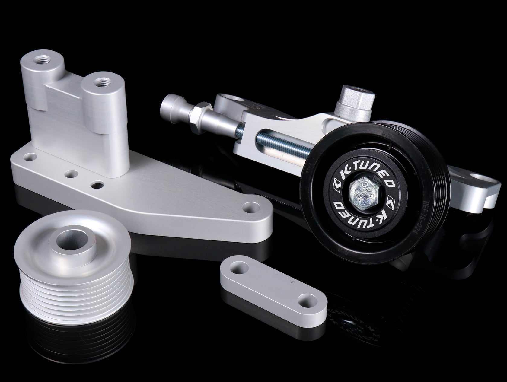 K-Tuned Complete K-Series Alternator Water Plate Kit w/ Electric Water ...