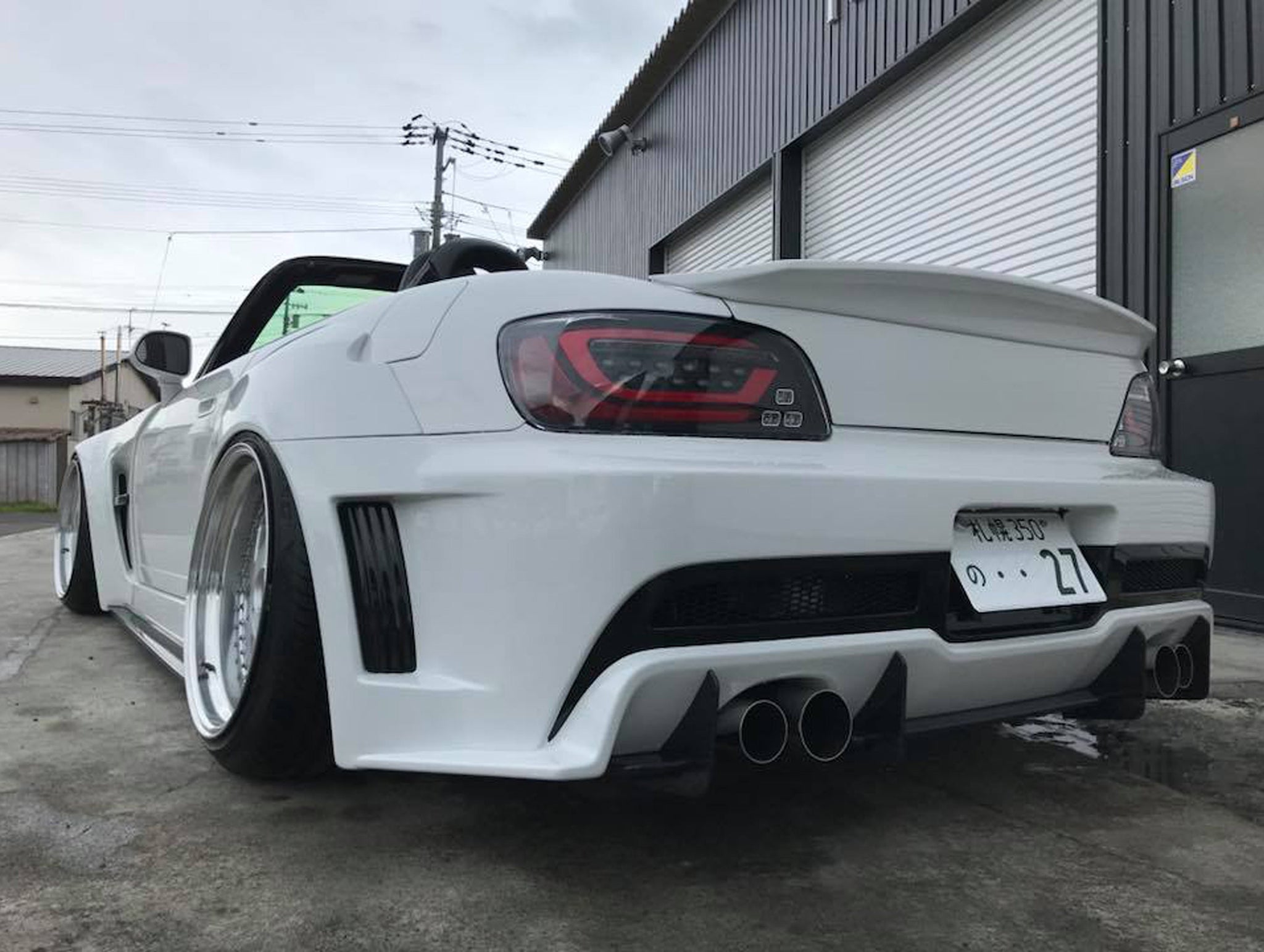 Mode Parfume Rear Trunk Spoiler - 00-09 S2000 - JHPUSA