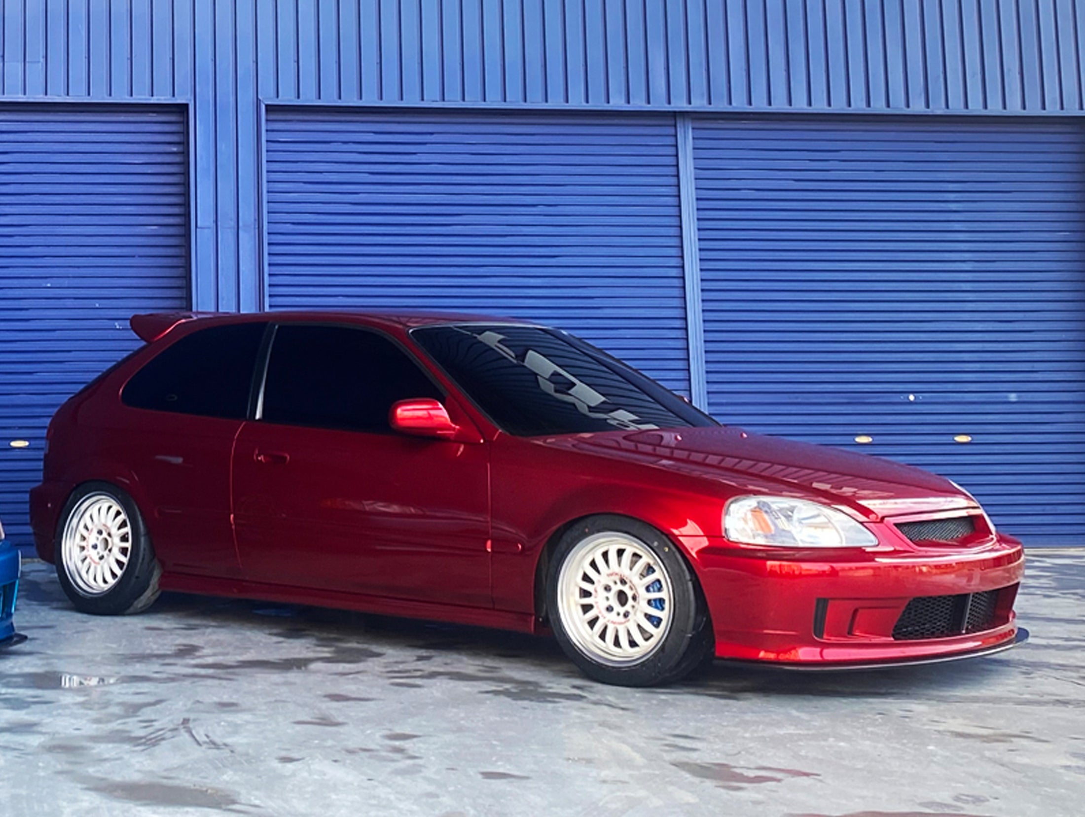 Mode Parfume Aero Front Bumper w/ Under Lip - 99-00 Civic - JHPUSA