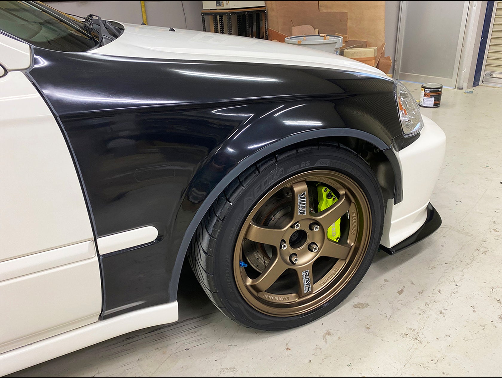 Mode Parfume Front Wide Fenders with Bumper Extensions - 99-00 Civic ...