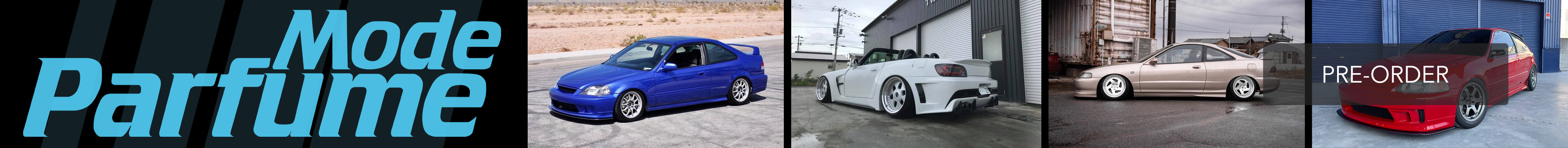 Mode Parfume Rear FRP Roof Spoiler - 96-00 Civic Hatchback - JHPUSA