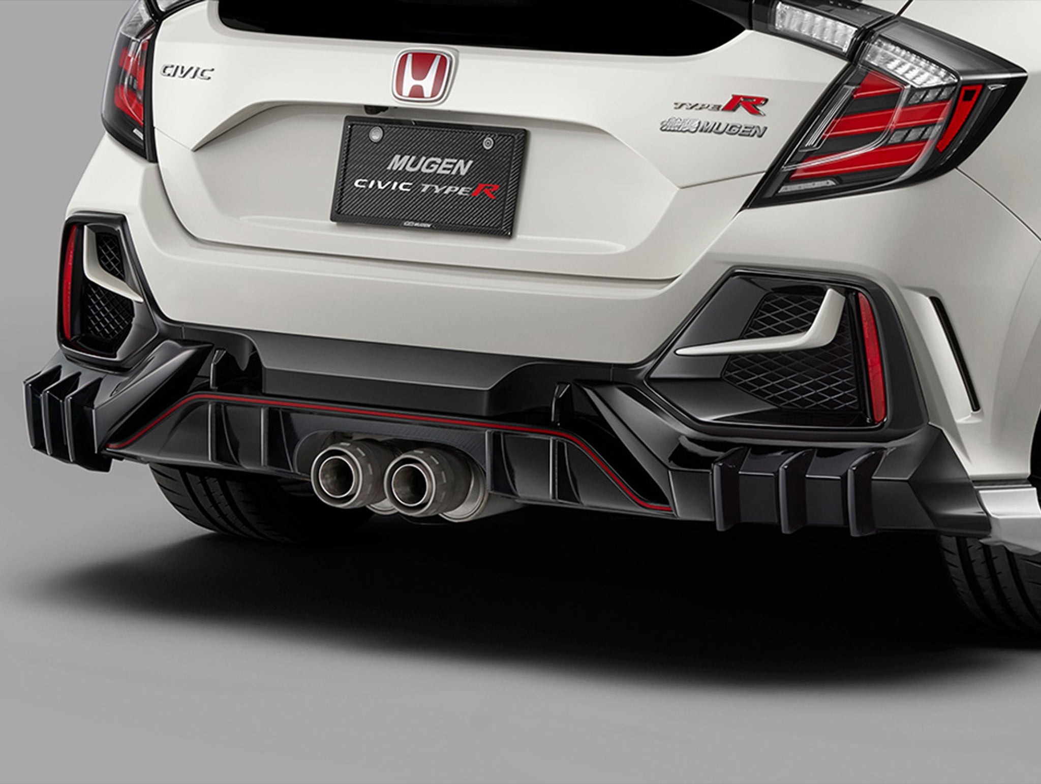 Mugen Rear Under Spoiler - 2020-2021 Civic Type-R (FK8) - JHPUSA
