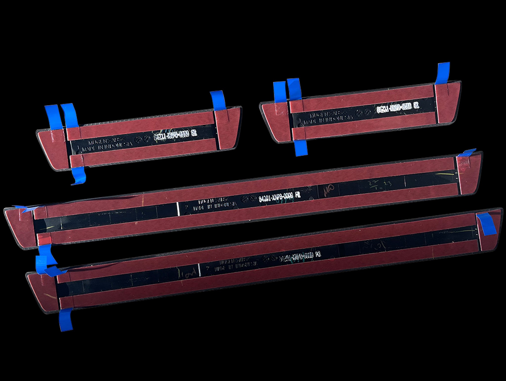 Mugen Carbon Pattern Scuff Plate Set - JHPUSA