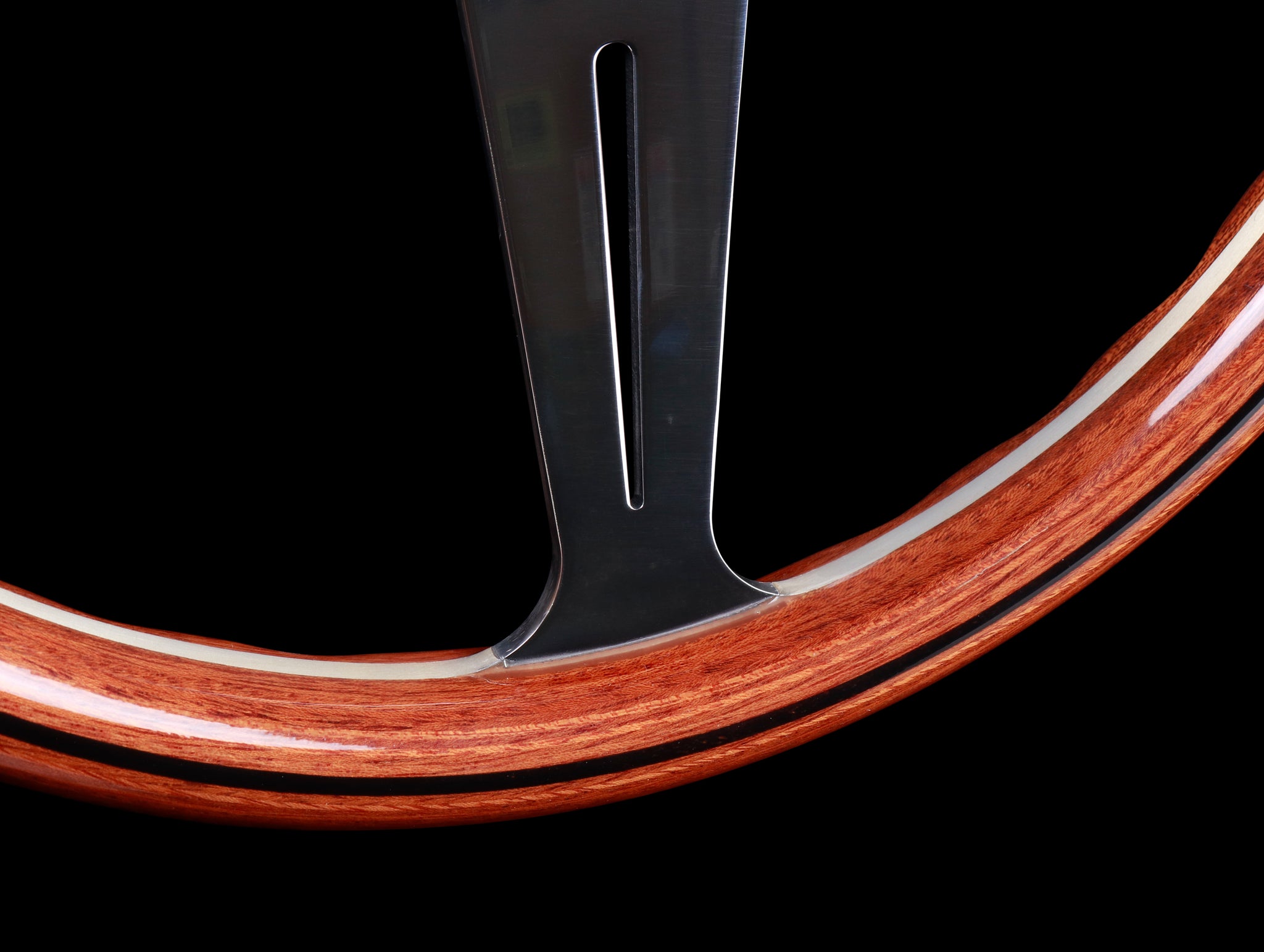 Nardi Classic Wood 360mm Steering Wheel w/ Flat Spokes - JHPUSA