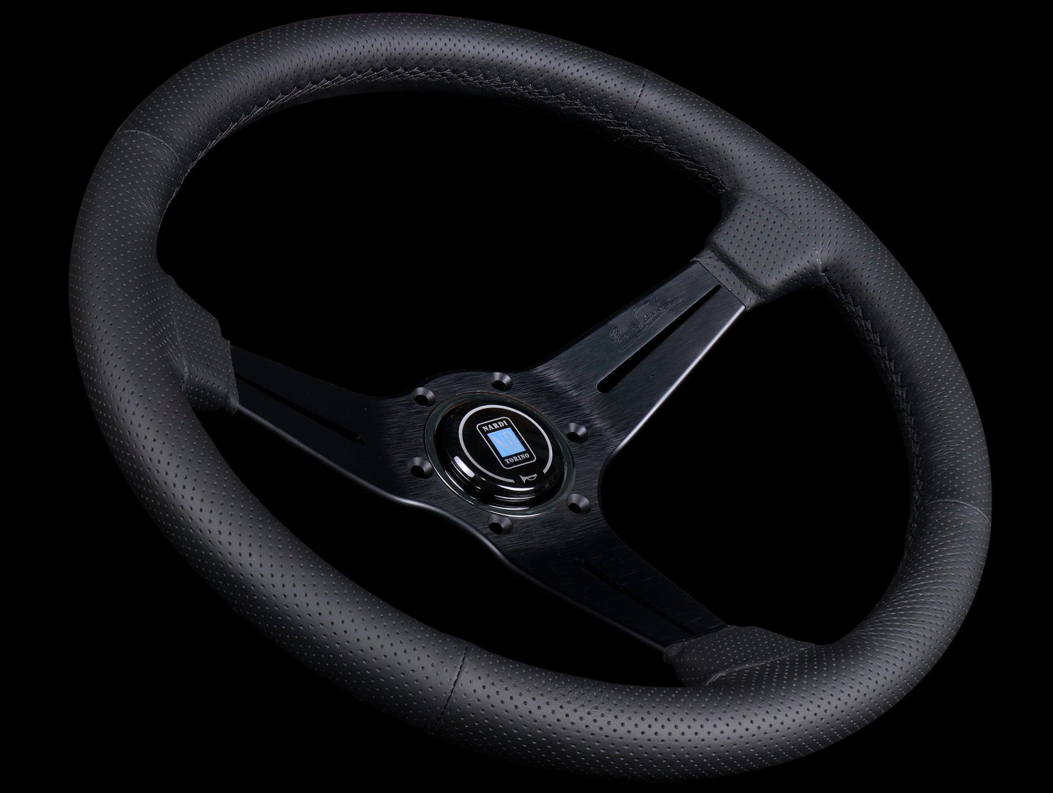 Nardi Sport Rally Deep Corn "Black Edition" Steering Wheel - 350mm ...