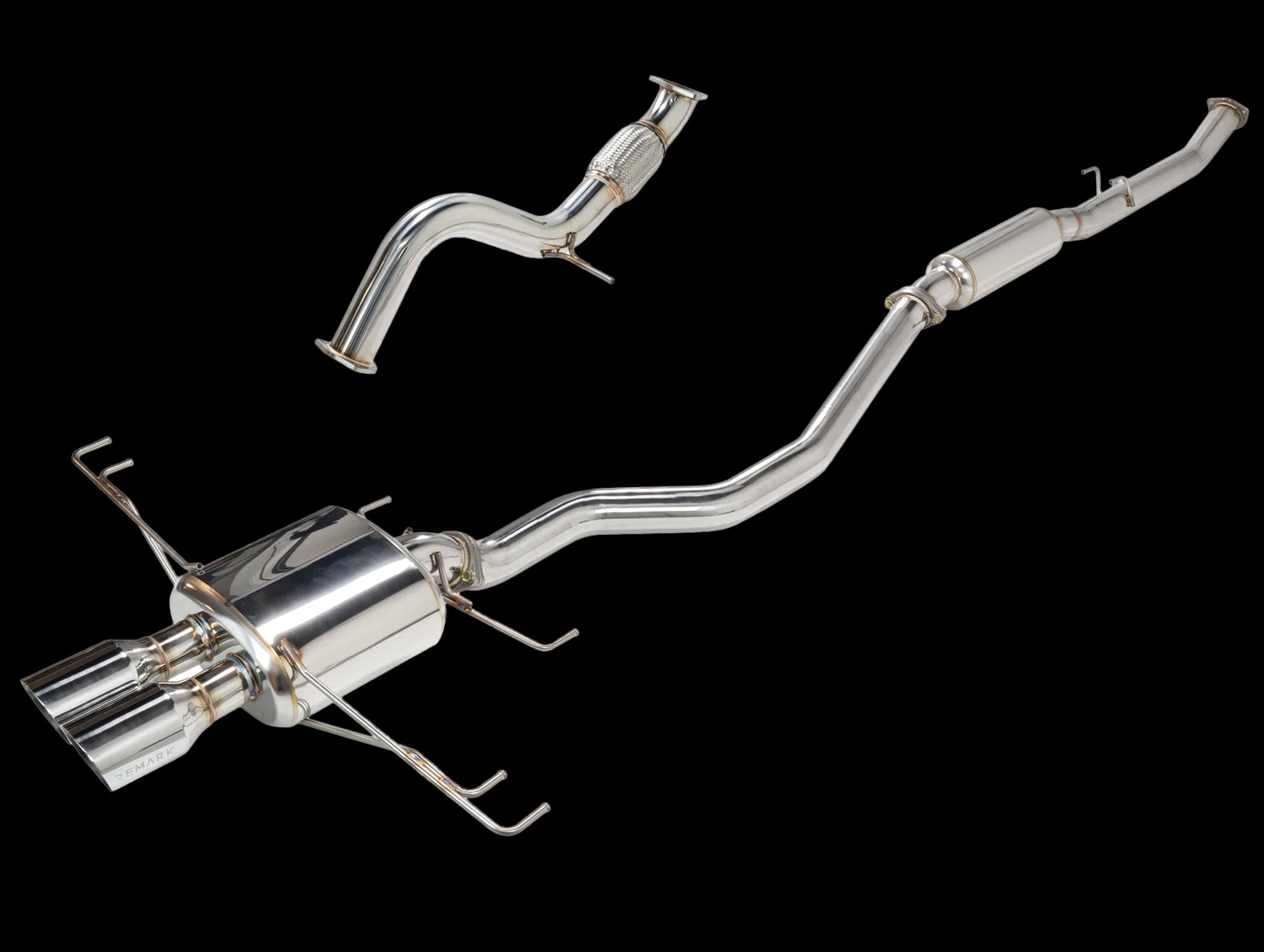 Remark Sports Touring Catback + Front Pipe - 23+ Honda Civic Type-R ...