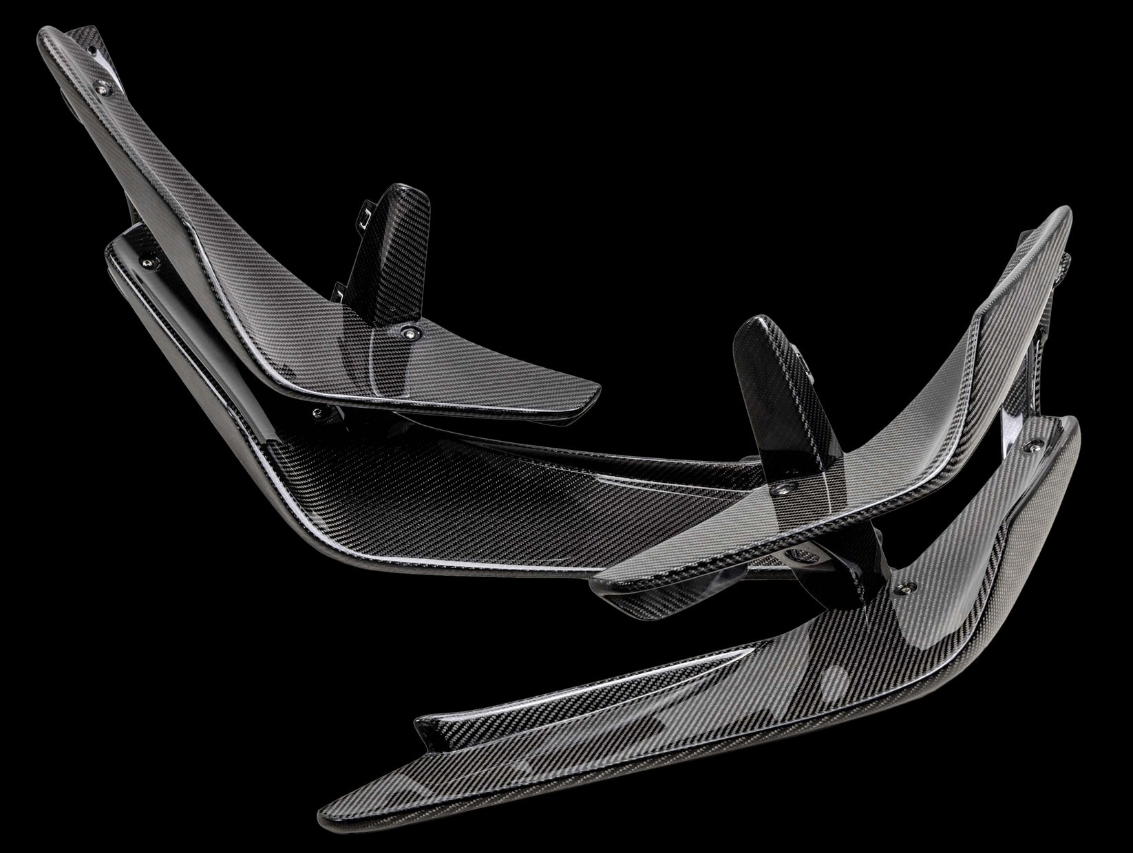 Seibon Carbon Fiber Front Bumper Canards - 23+ Civic Type-R (FL5) - JHPUSA