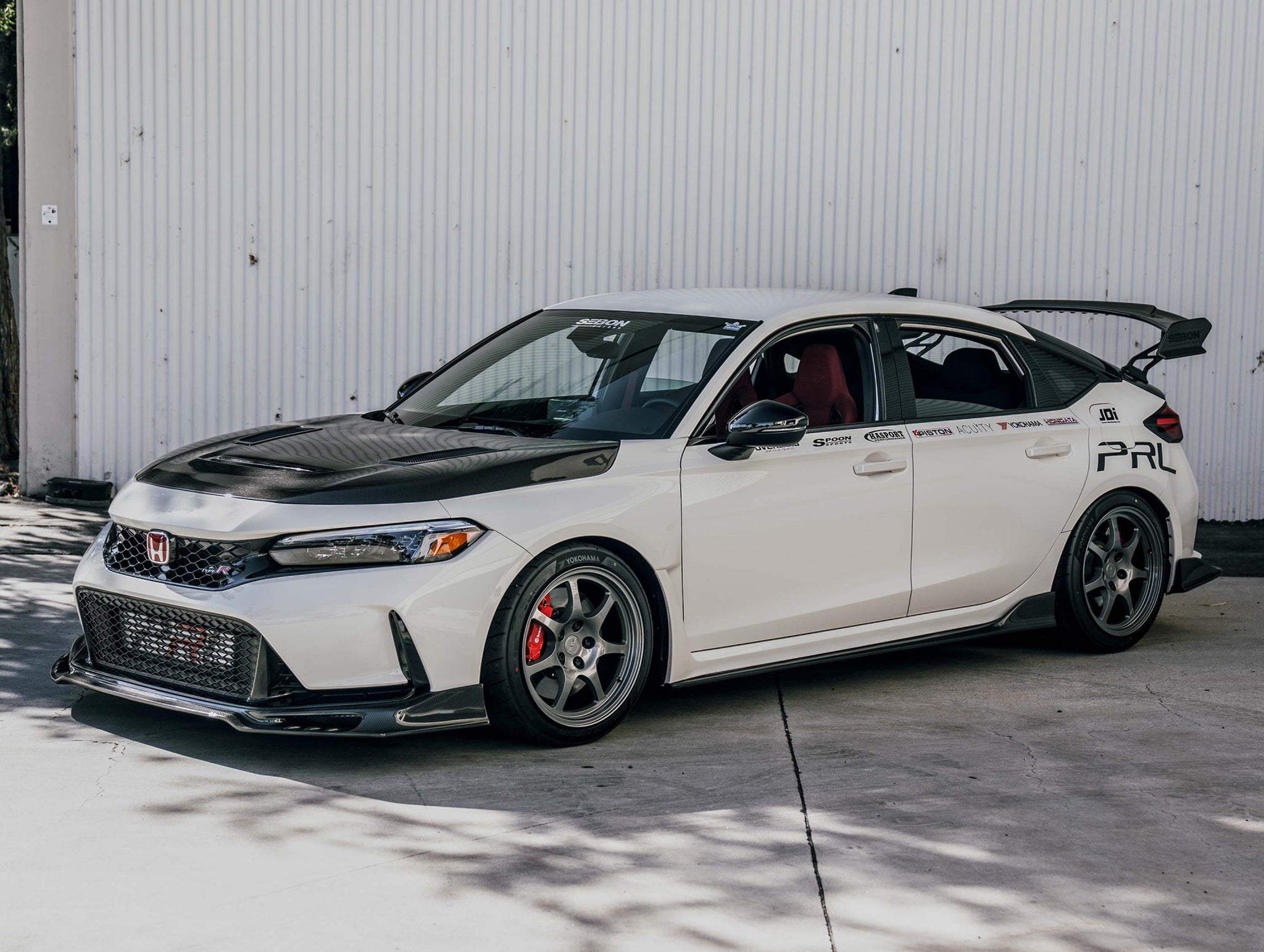 Seibon GT Style Double Sided Carbon Fiber Hood - 23-24 Civic Type-R ...