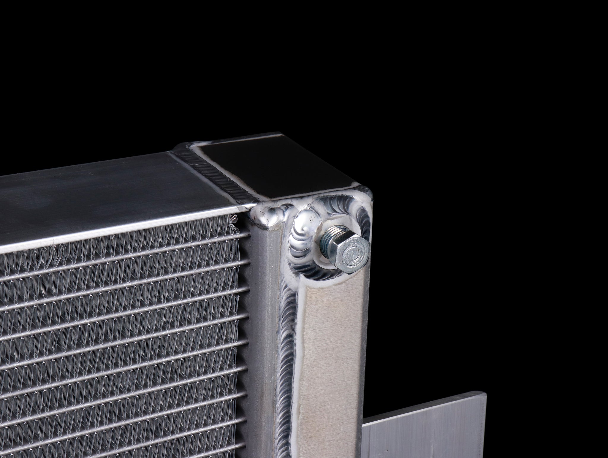 Speedfactory Tucked Radiator B-Series w/-16AN Outlet - JHPUSA