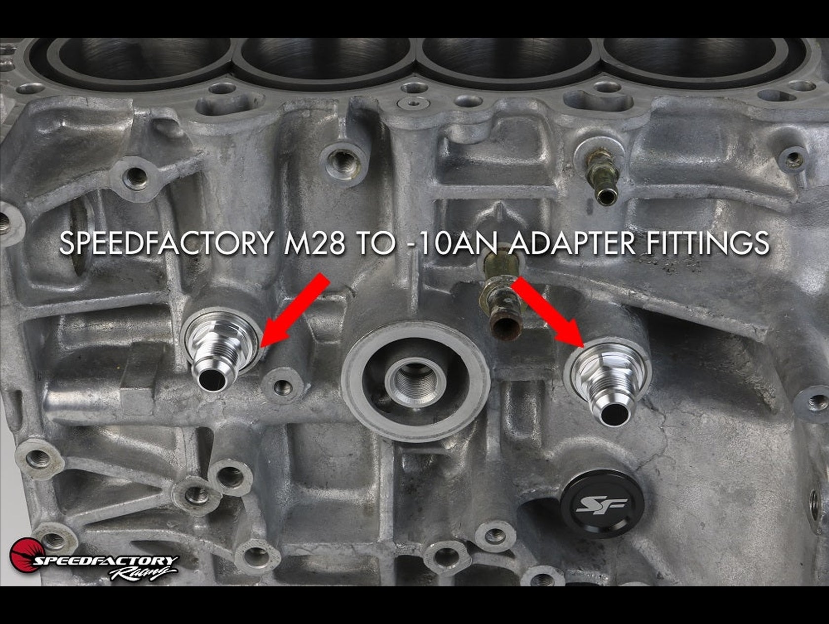 SpeedFactory Billet M28 to -10AN Adapter Fitting - JHPUSA