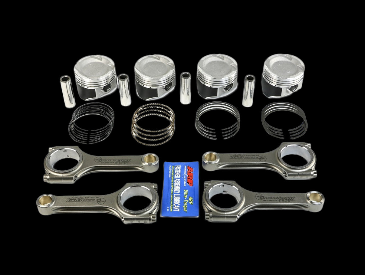 SpeedFactory No Notch H-Beam Long Rod and Vitara Piston Combo D16 - JHPUSA