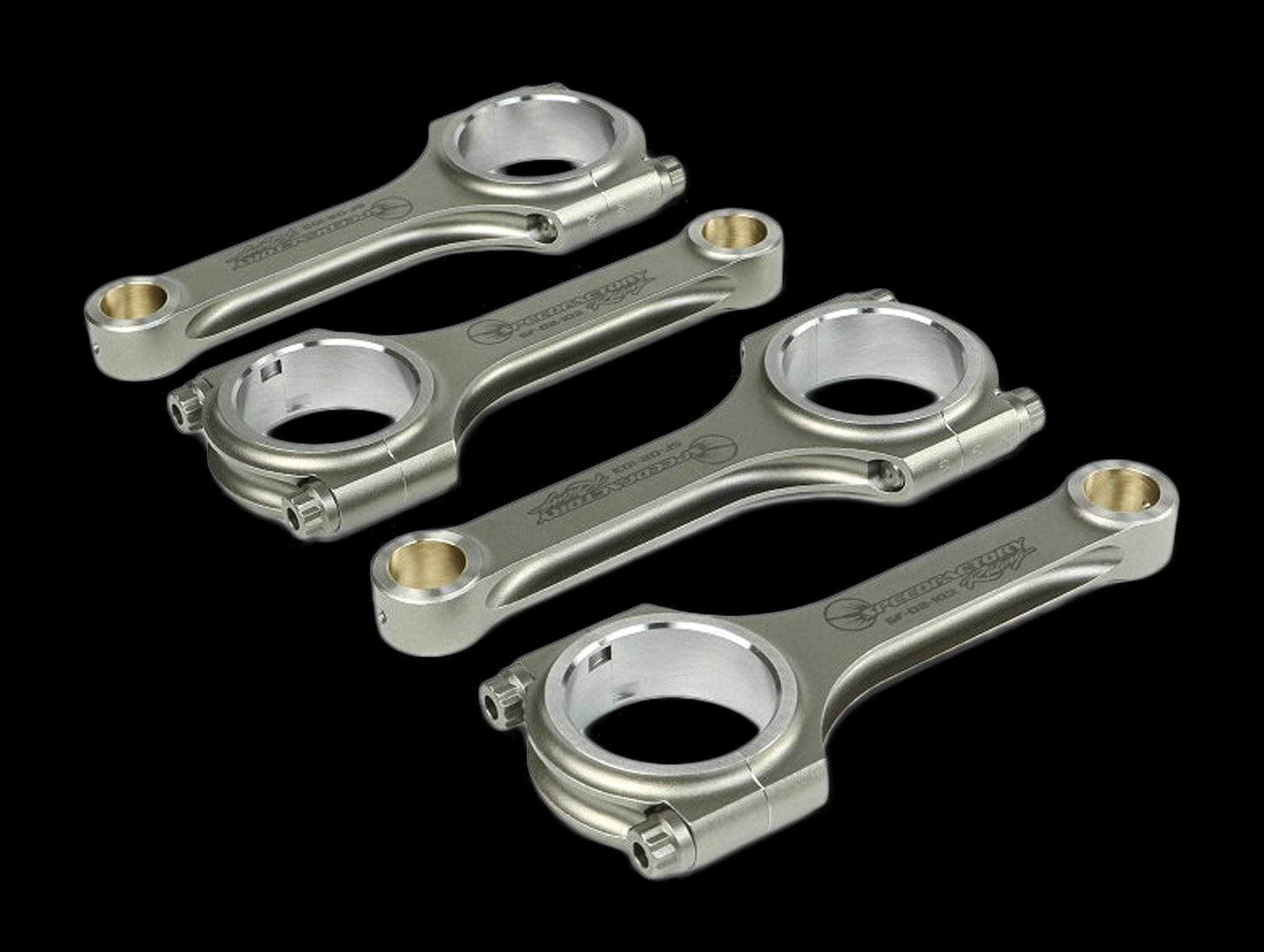 SpeedFactory No Notch H-Beam Long Rod and Vitara Piston Combo D16 - JHPUSA