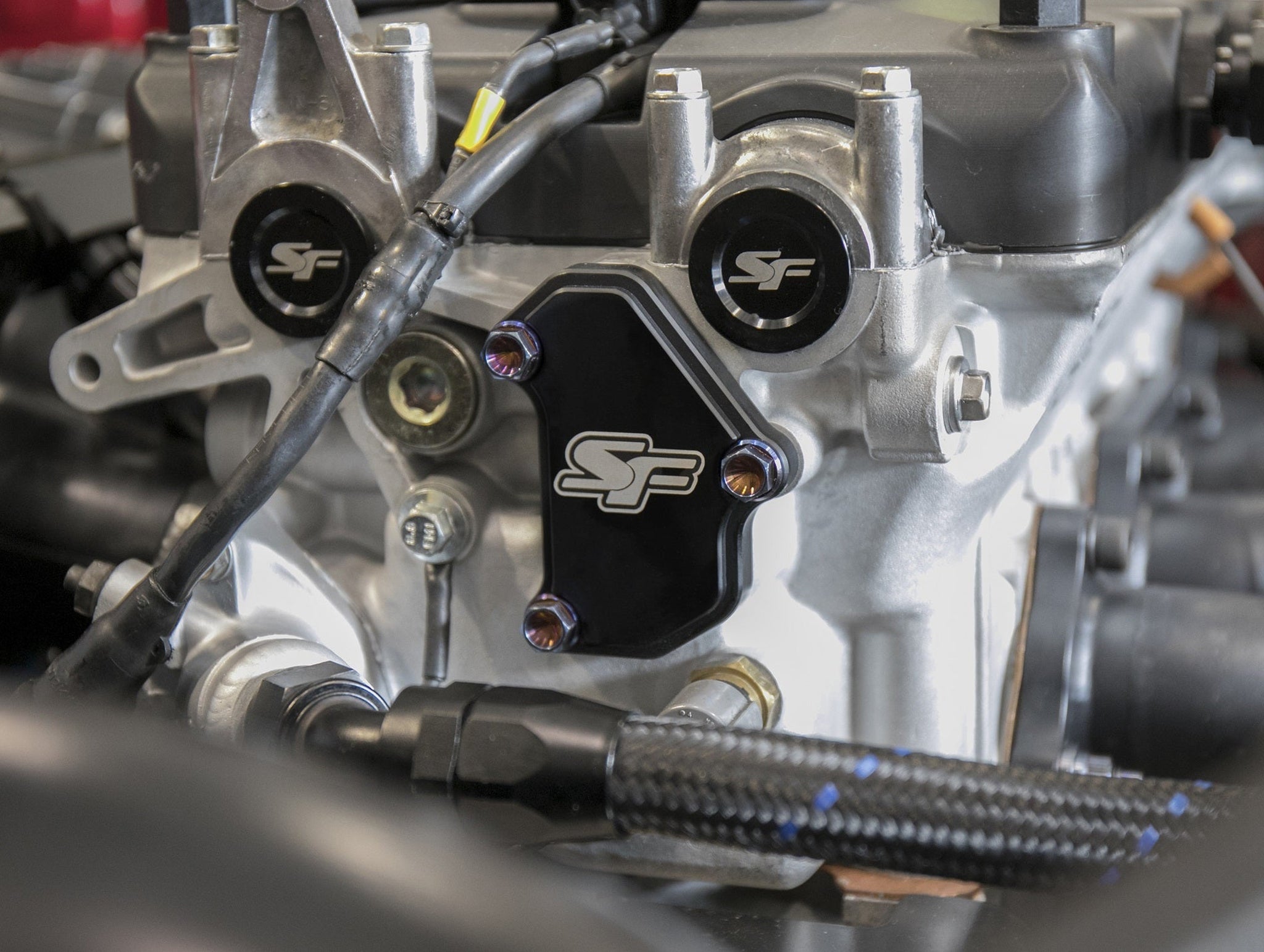 SpeedFactory Racing Billet B-Series VTEC Solenoid Block Off Plate - JHPUSA