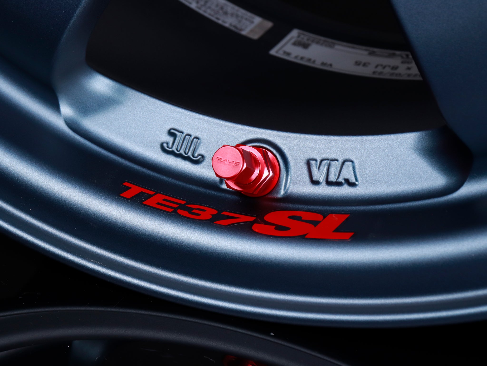 Volk Racing TE37SL Super Lap Edition - Matte Blue Gunmetal 15x8.0 ...