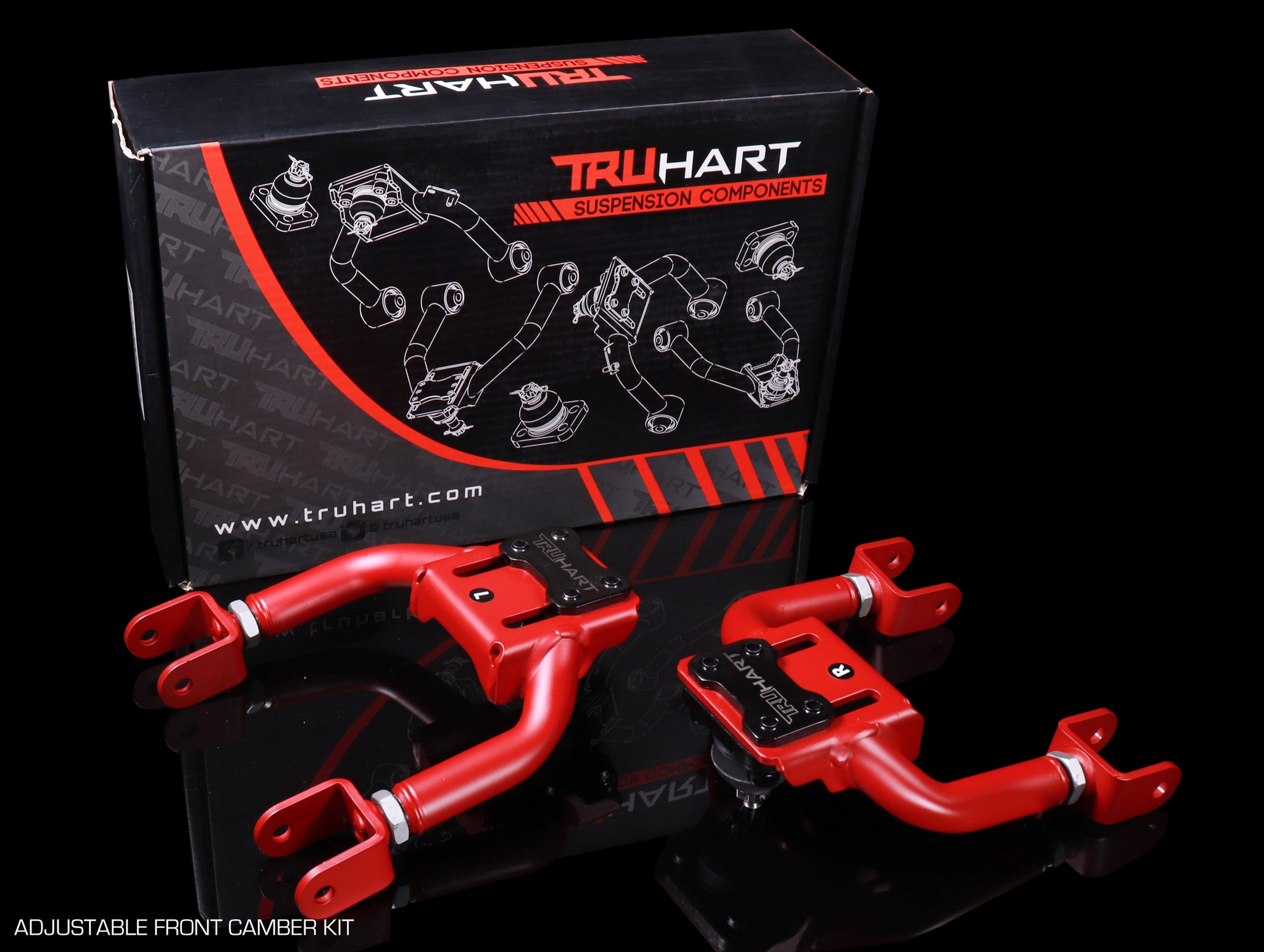 TruHart Front Camber Kit - 92-95 Civic / 94-01 Integra - JHPUSA