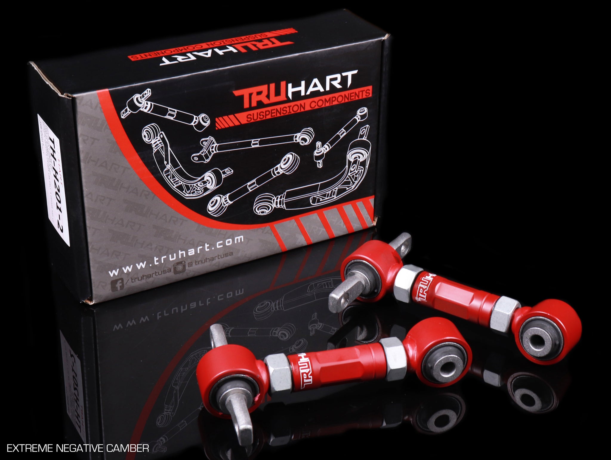 TruHart Rear Camber Kit - 88-00 Civic / 90-01 Integra / 97-01 CRV - JHPUSA