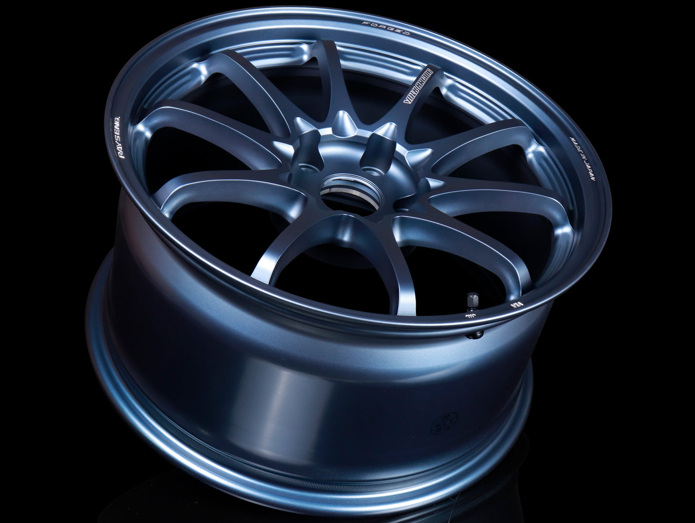 Volk Racing CE28N Plus Wheels - Matte Blue Gunmetal - 18x9.5 / +38 - JHPUSA
