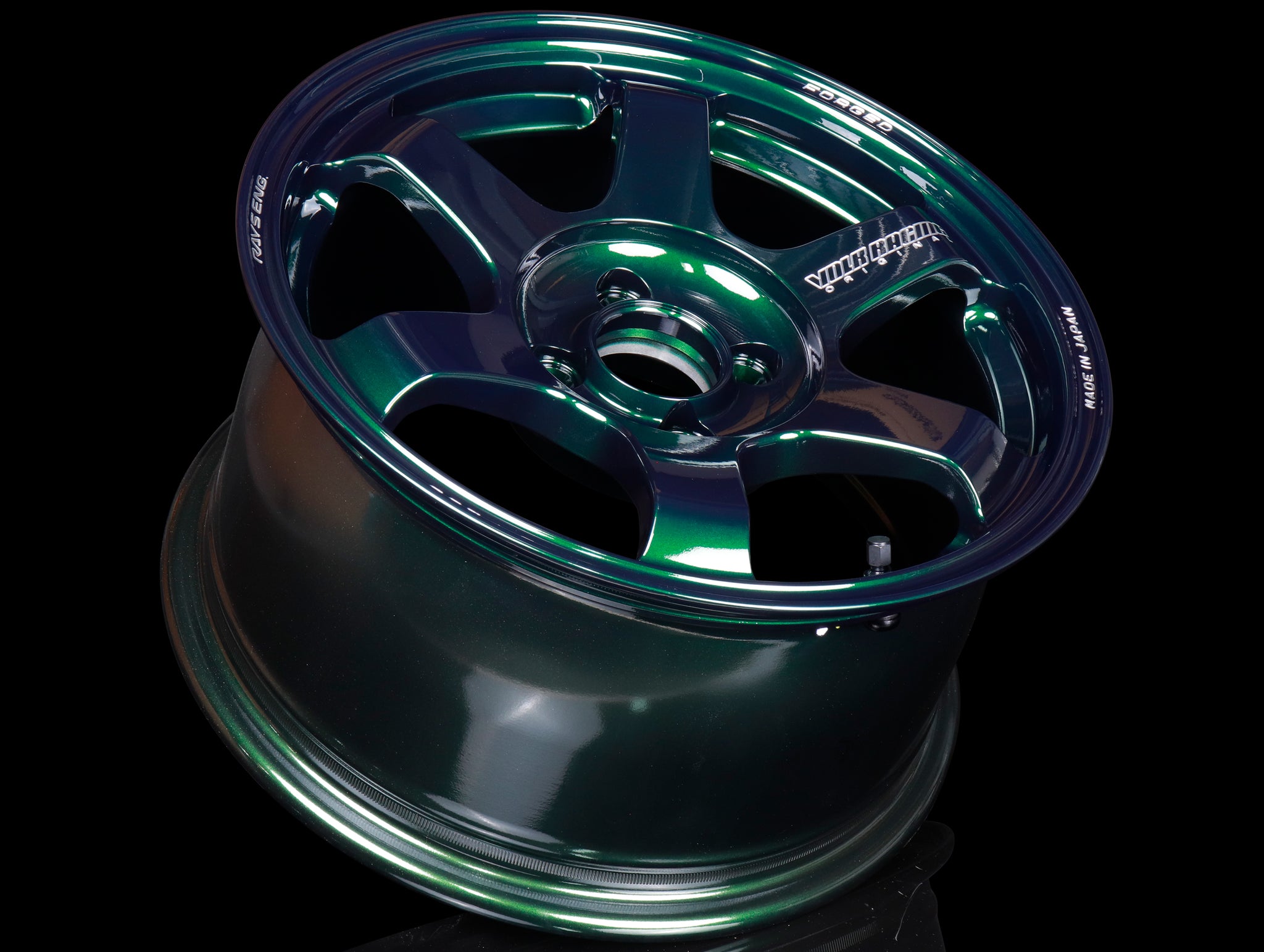 Volk Racing TE37 Saga S-Plus Wheels - Racing Green / 15x8 / 4x100 / +35 ...
