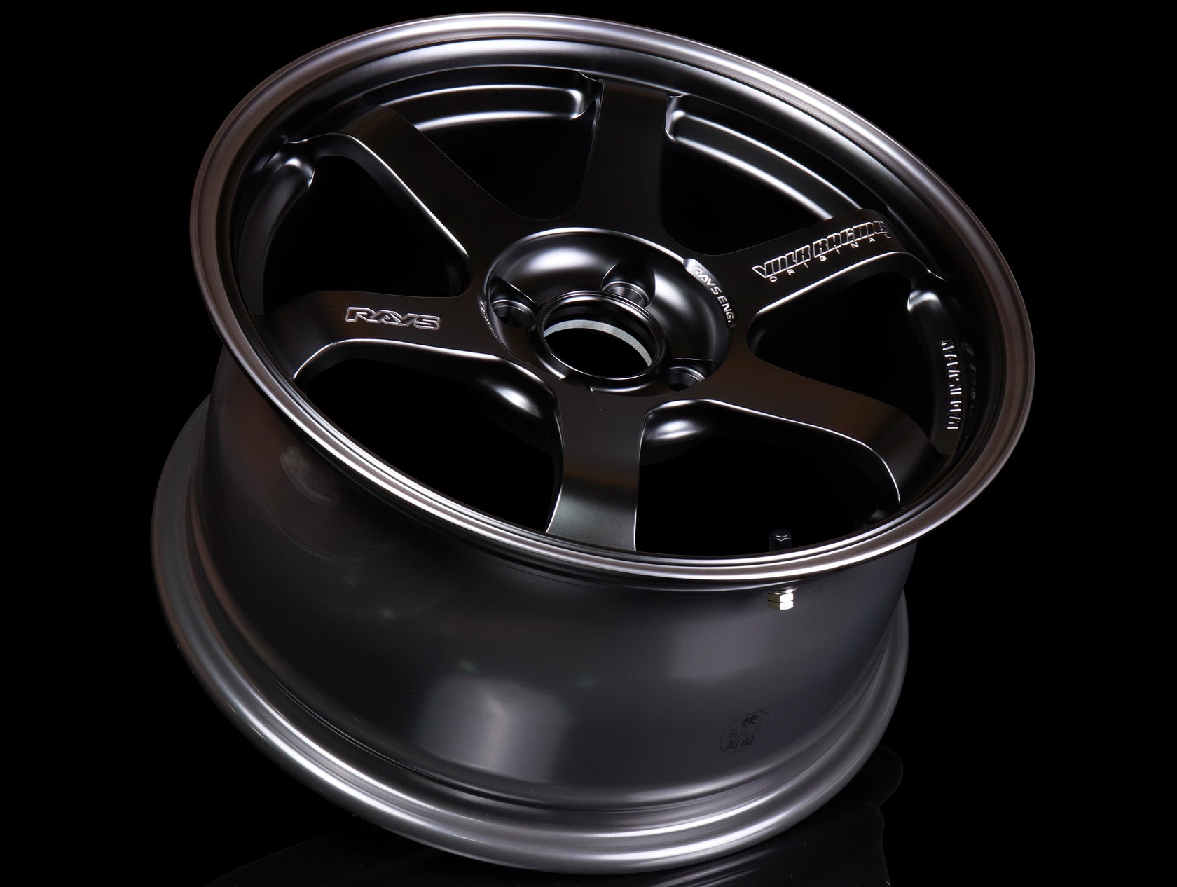Volk Racing TE37 Sonic Black Shadow Wheels - 16x8 / 4x100 / +35 - JHPUSA