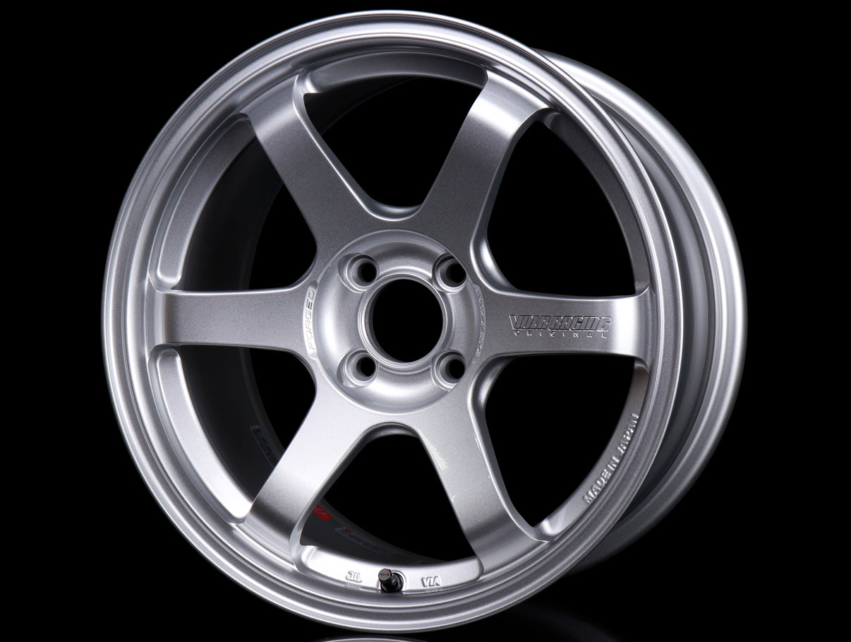 Volk Racing TE37 Sonic Wheels - Diamond Silver 16x8 / 4x100 / +35 - JHPUSA