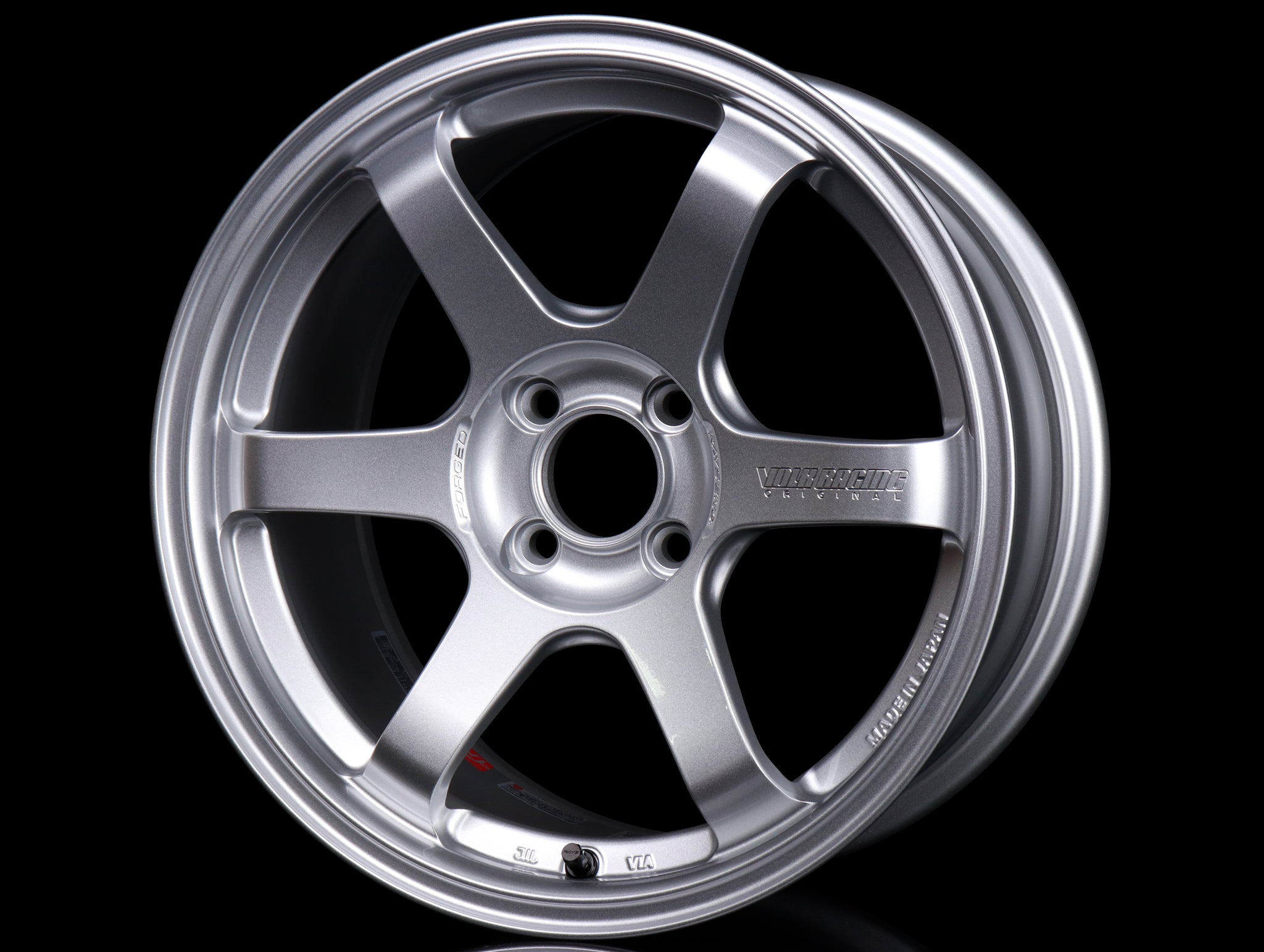 Volk Racing TE37 Sonic Wheels - Diamond Silver 16x8 / 4x100 / +35 - JHPUSA