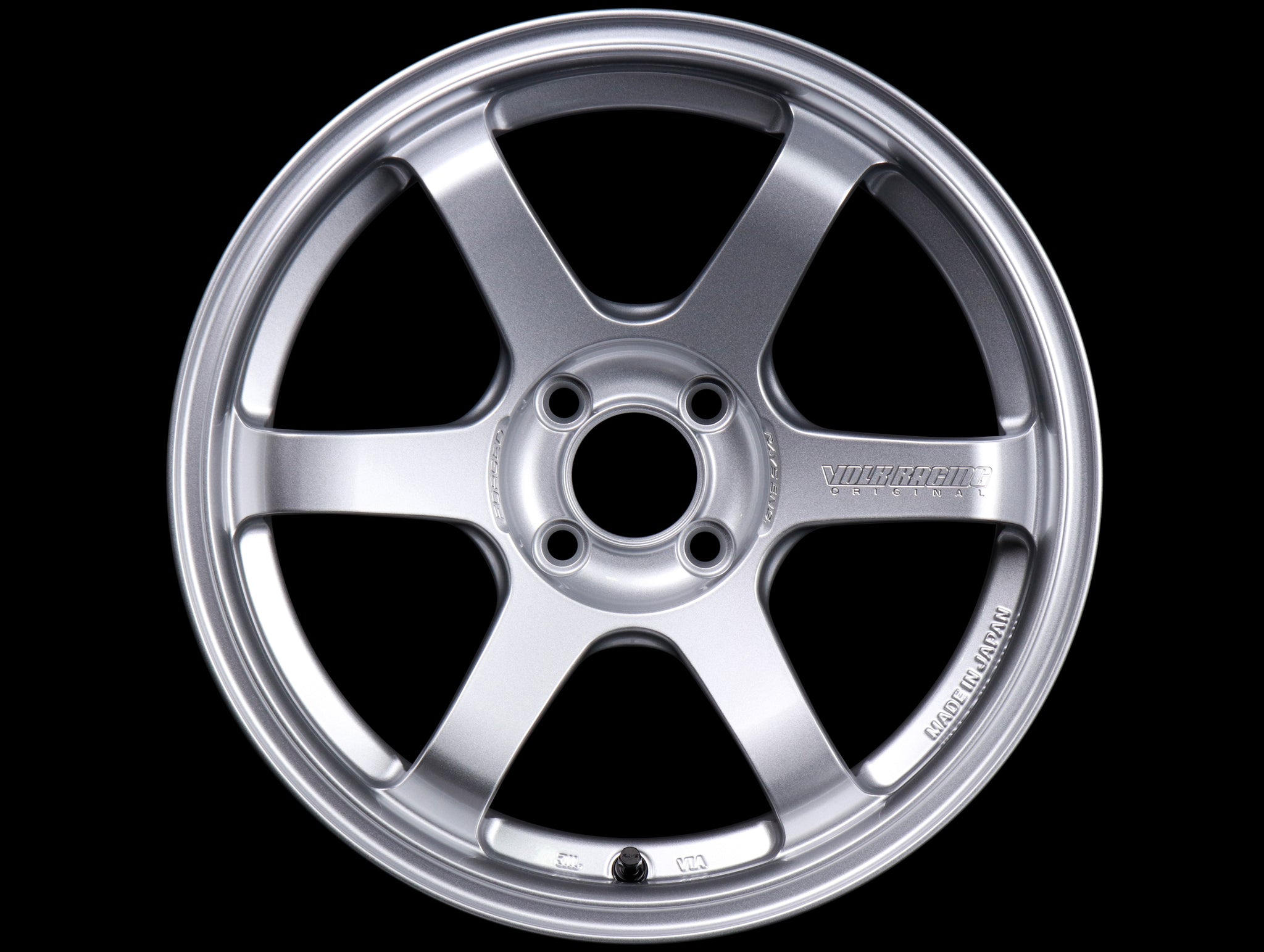Volk Racing TE37 Sonic Wheels - Diamond Silver 16x8 / 4x100 / +35 - JHPUSA