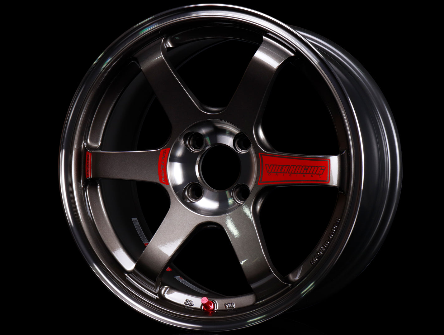 Volk Racing TE37 Sonic SL Wheels - Pressed Graphite 16x8 / 4x100 / +34 ...