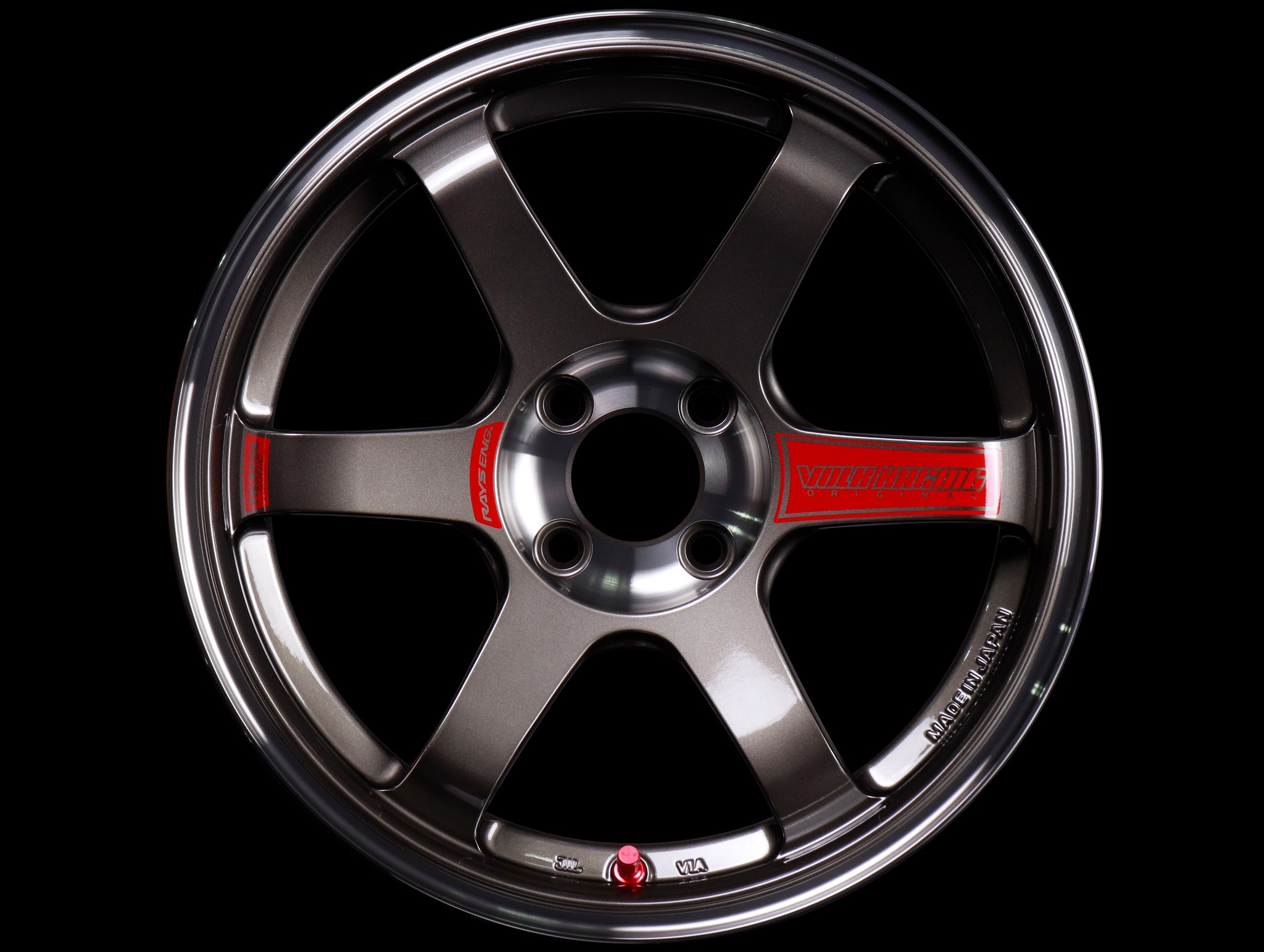 Volk Racing TE37 Sonic SL Wheels - Pressed Graphite 16x8 / 4x100 / +34 - JHPUSA