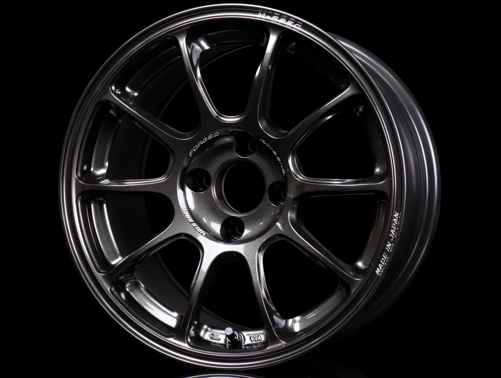 Volk Racing ZE40 M-Spec Wheels - Diamond Dark Gunmetal / 15x8 / 4x100 ...