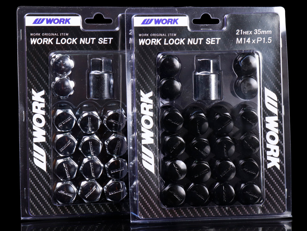Work Wheel Lock Nut Set - 14x1.5 - JHPUSA