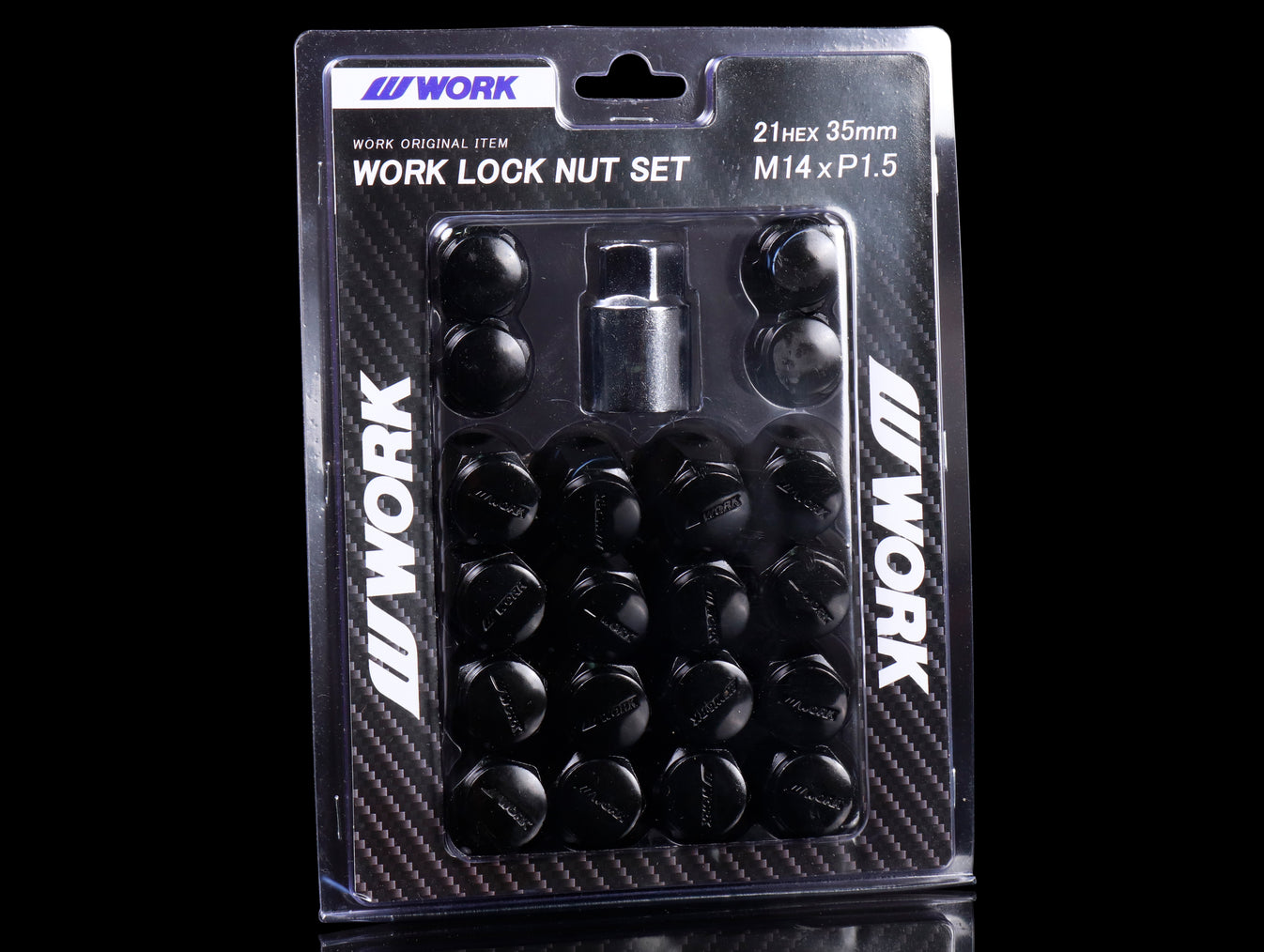 Work Wheel Lock Nut Set - 14x1.5 - JHPUSA