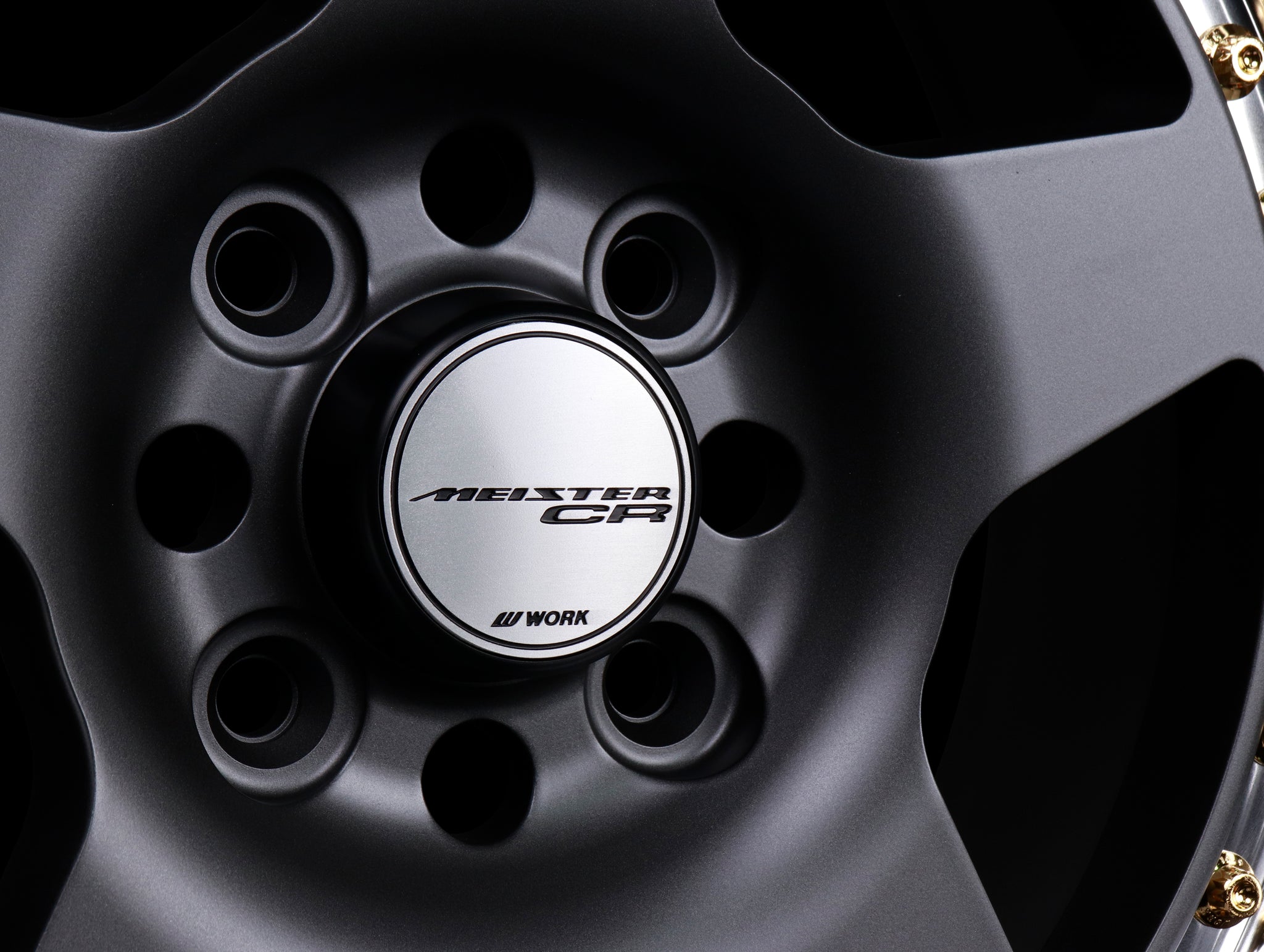 Work Meister CR 01 3-Piece Wheels - Gunmetal w/ Polished Lip + Gold ...
